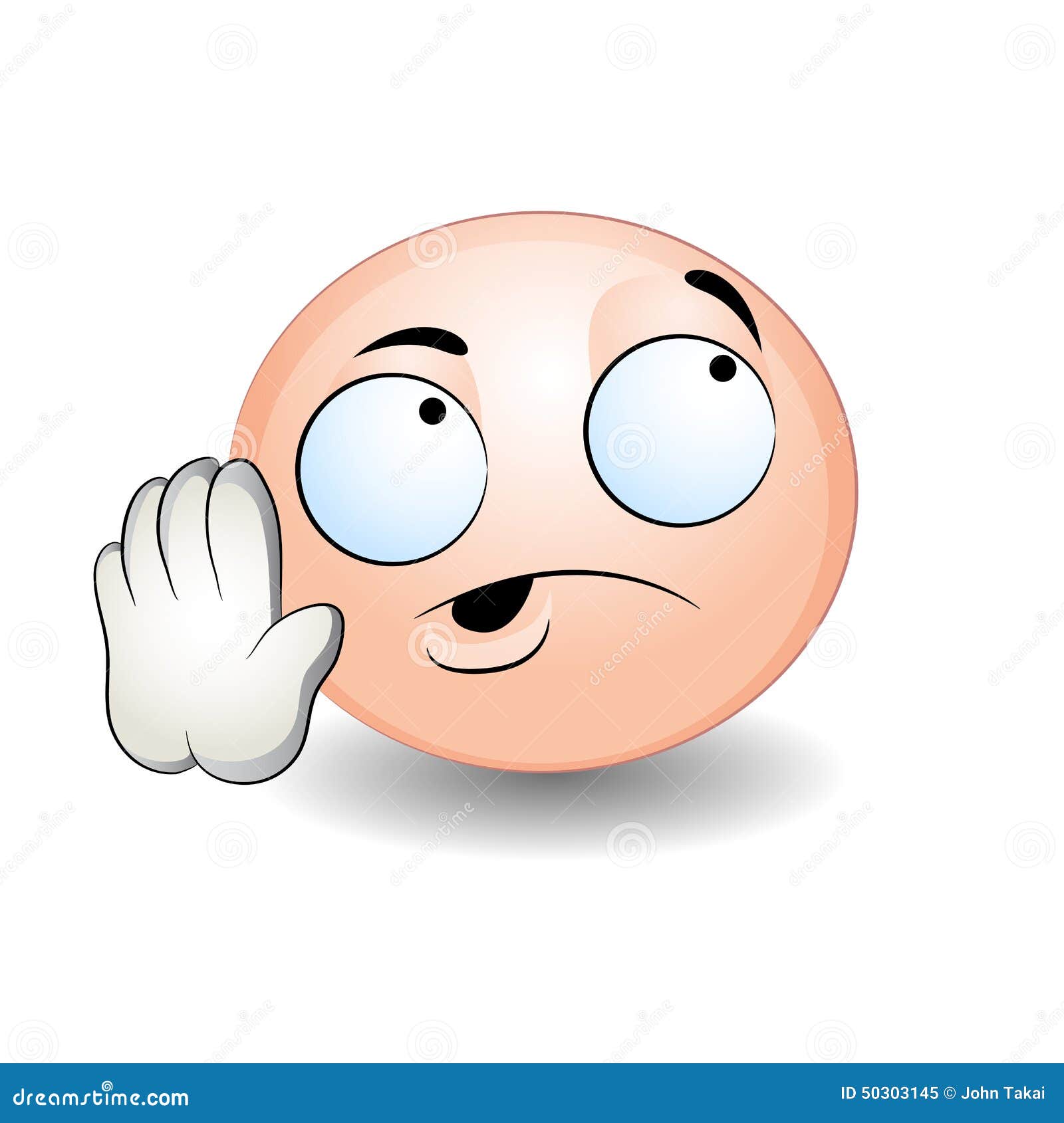 Talk To the Hand stock vector. Illustration of representing - 50303145