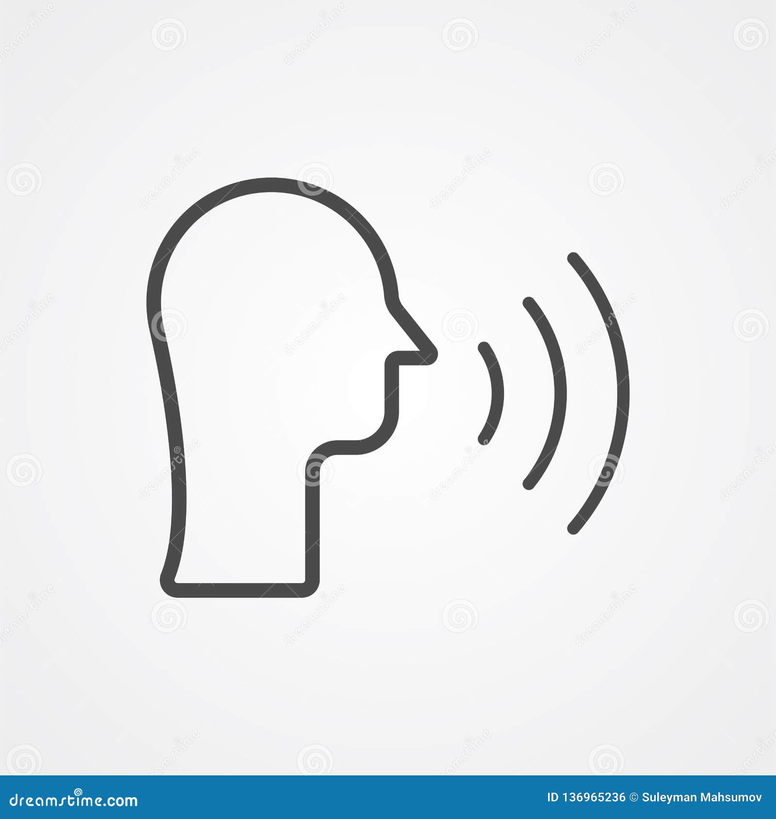 Talk Vector Icon Sign Symbol Stock Vector - Illustration of people ...