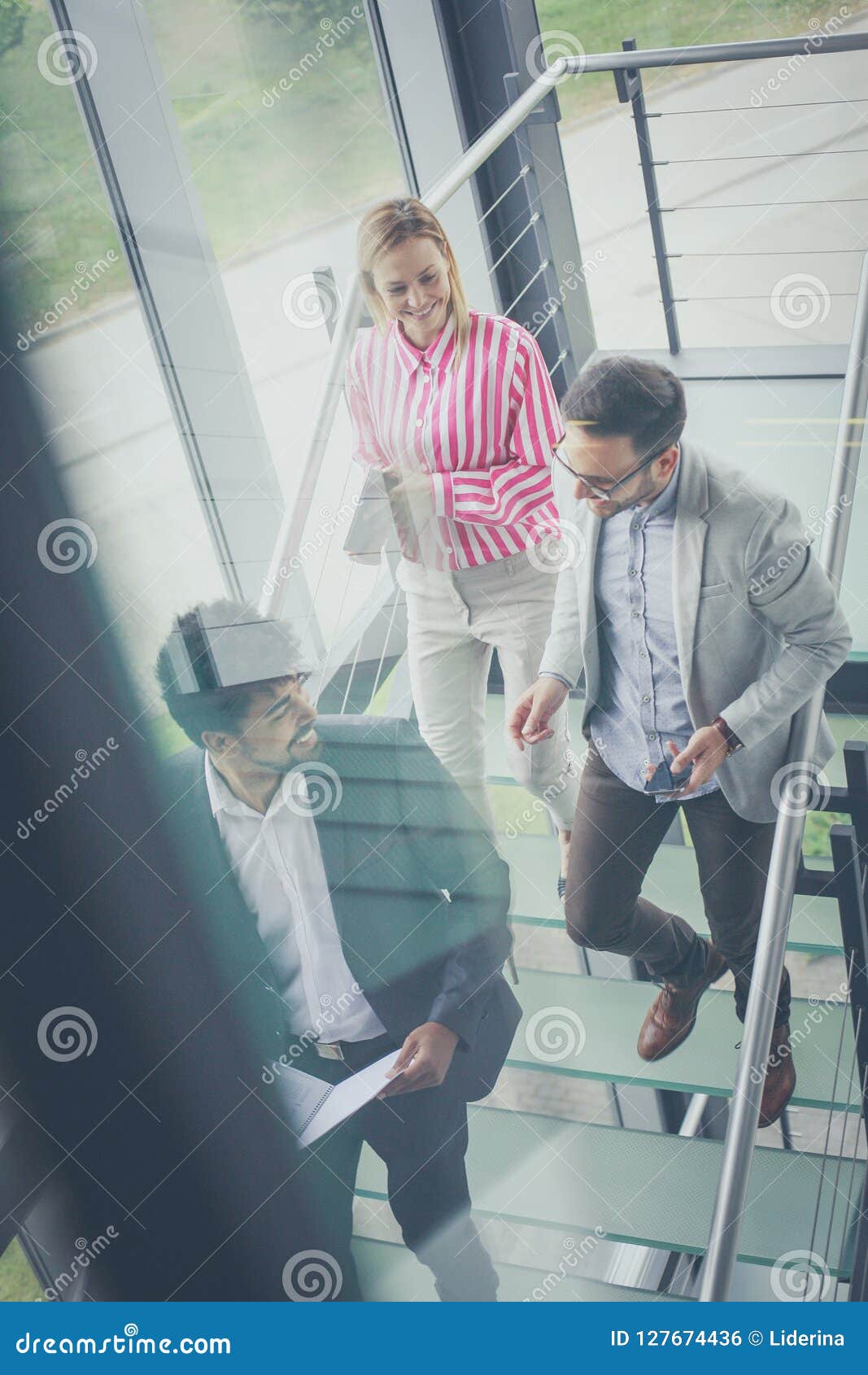 Talk and work. stock photo. Image of cooperation, move - 127674436
