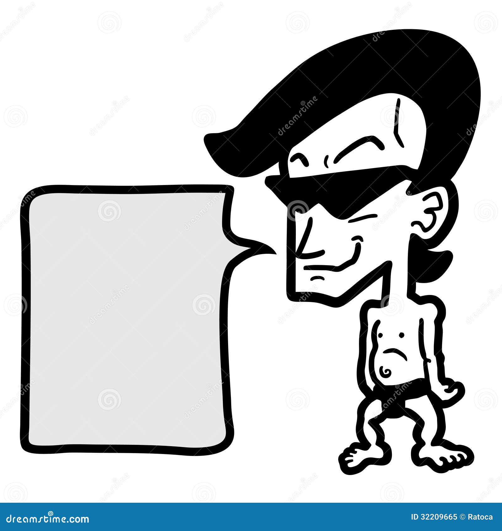 Talkative boy stock vector. Illustration of design, story - 32209665