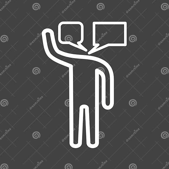 Talkative stock vector. Illustration of talk, meeting - 97214073