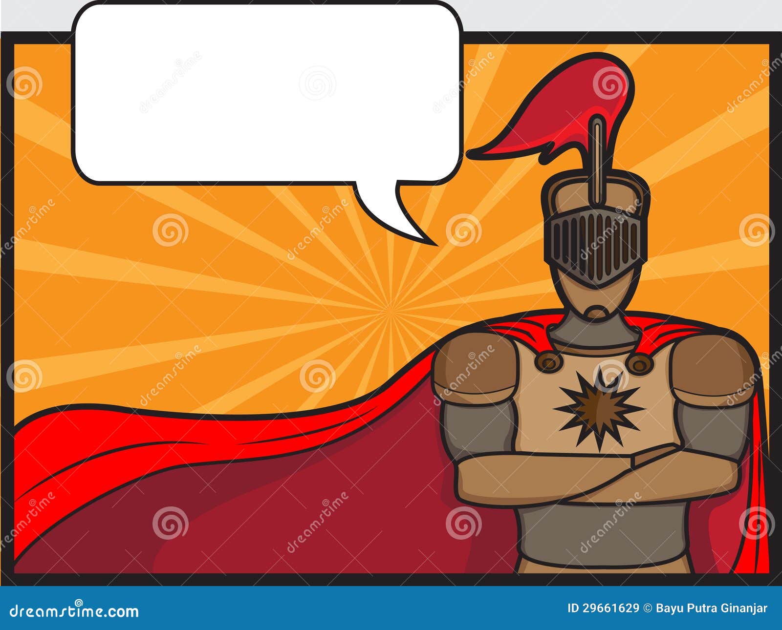 Talkative knight stock vector. Illustration of forces - 29661629