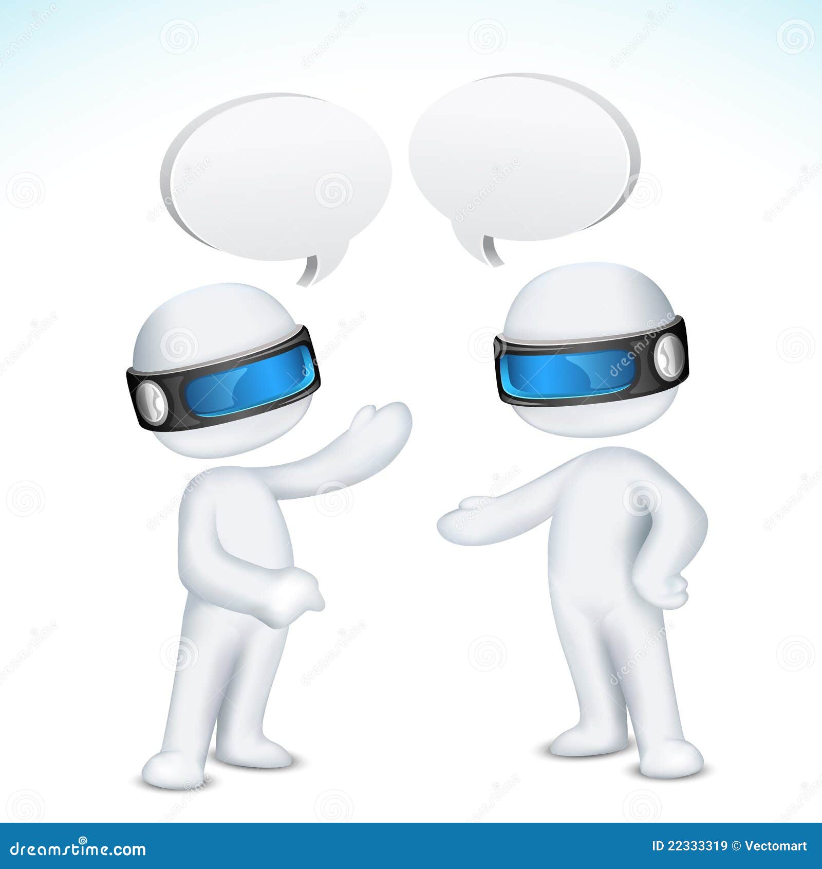 Talking 3d Man stock vector. Illustration of body, businessman - 22333319