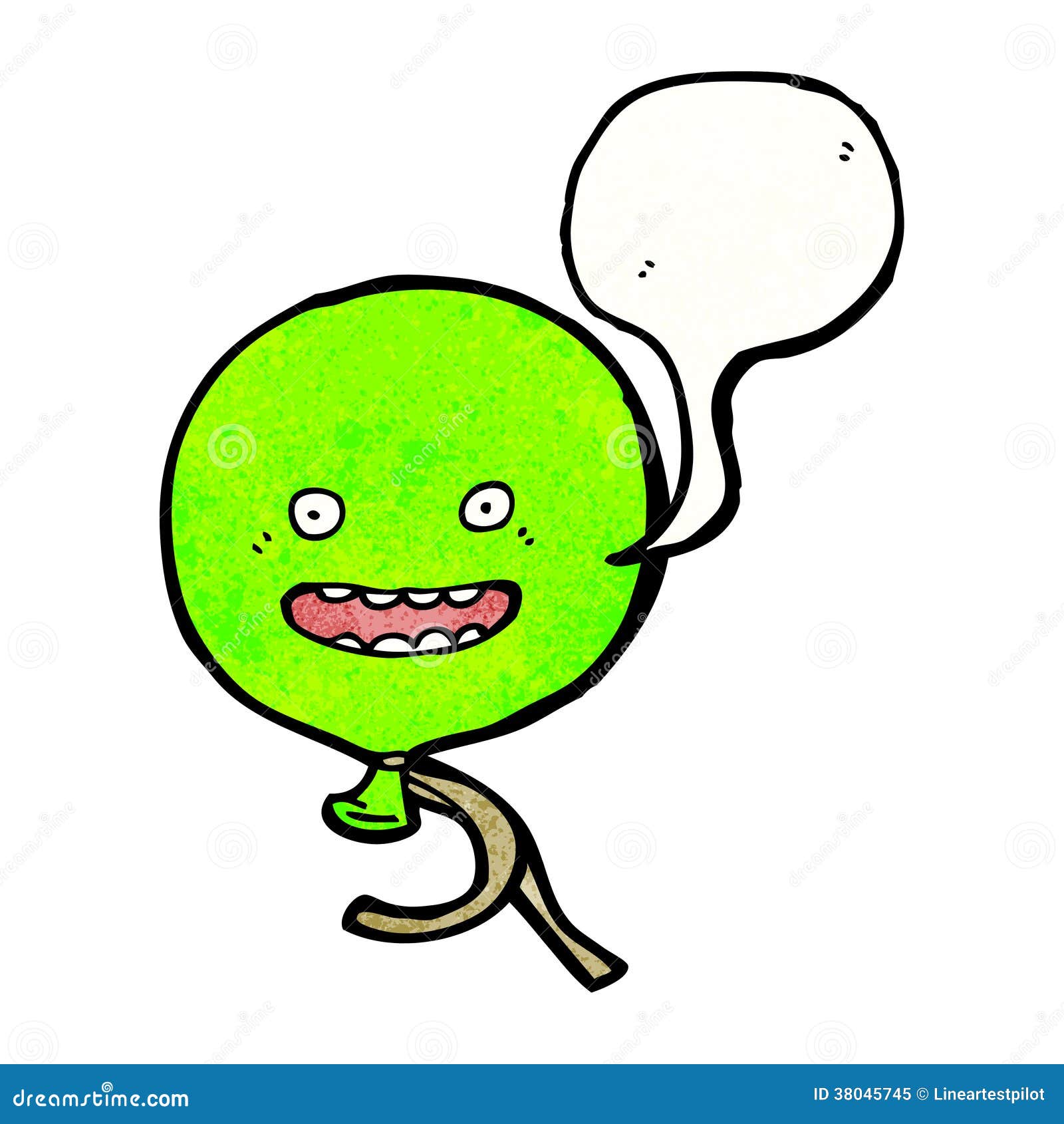 Talking Balloon Cartoon Character Stock Vector - Illustration of ...