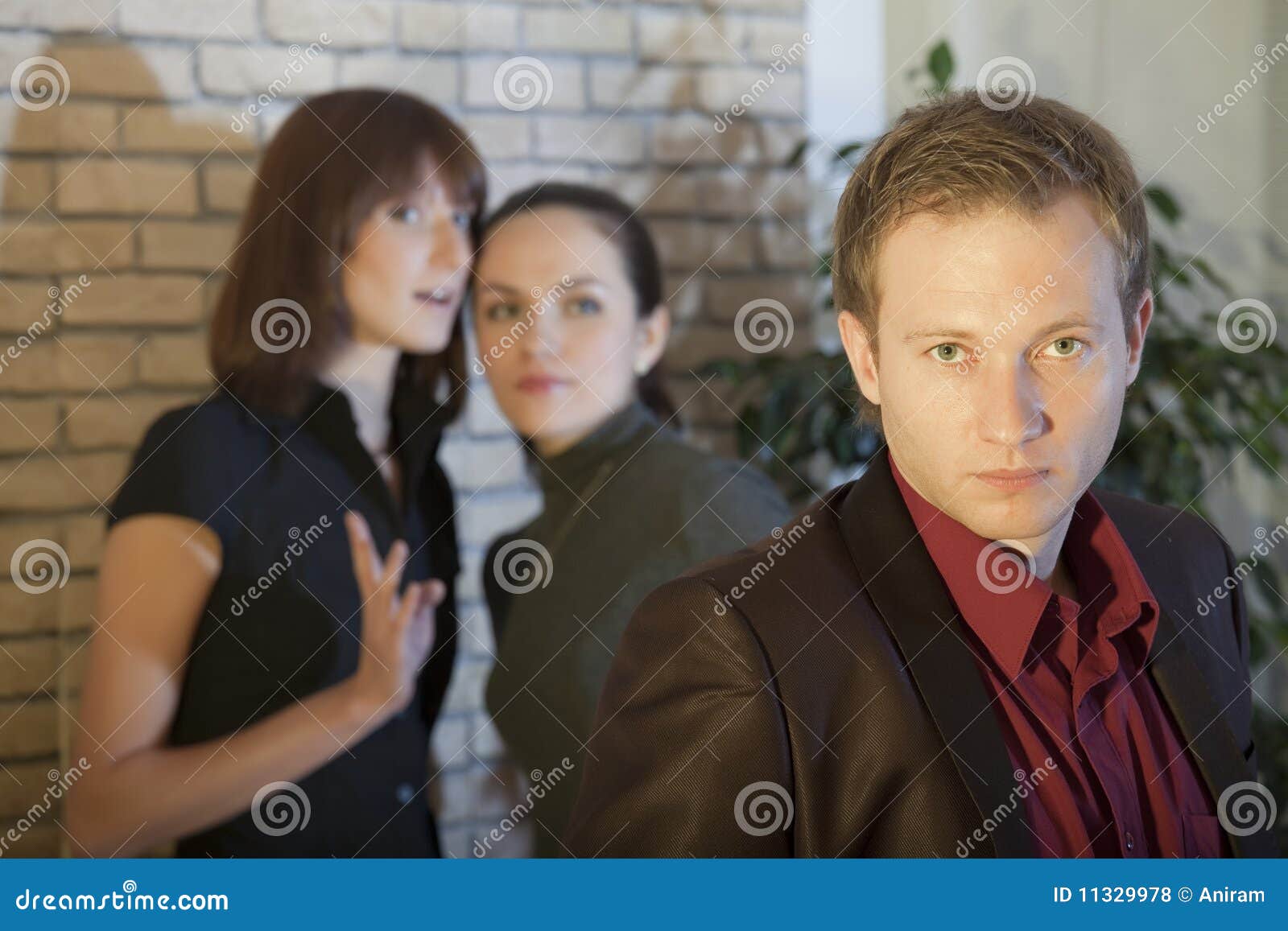 Talking behind his back stock photo. Image of rumour - 11329978