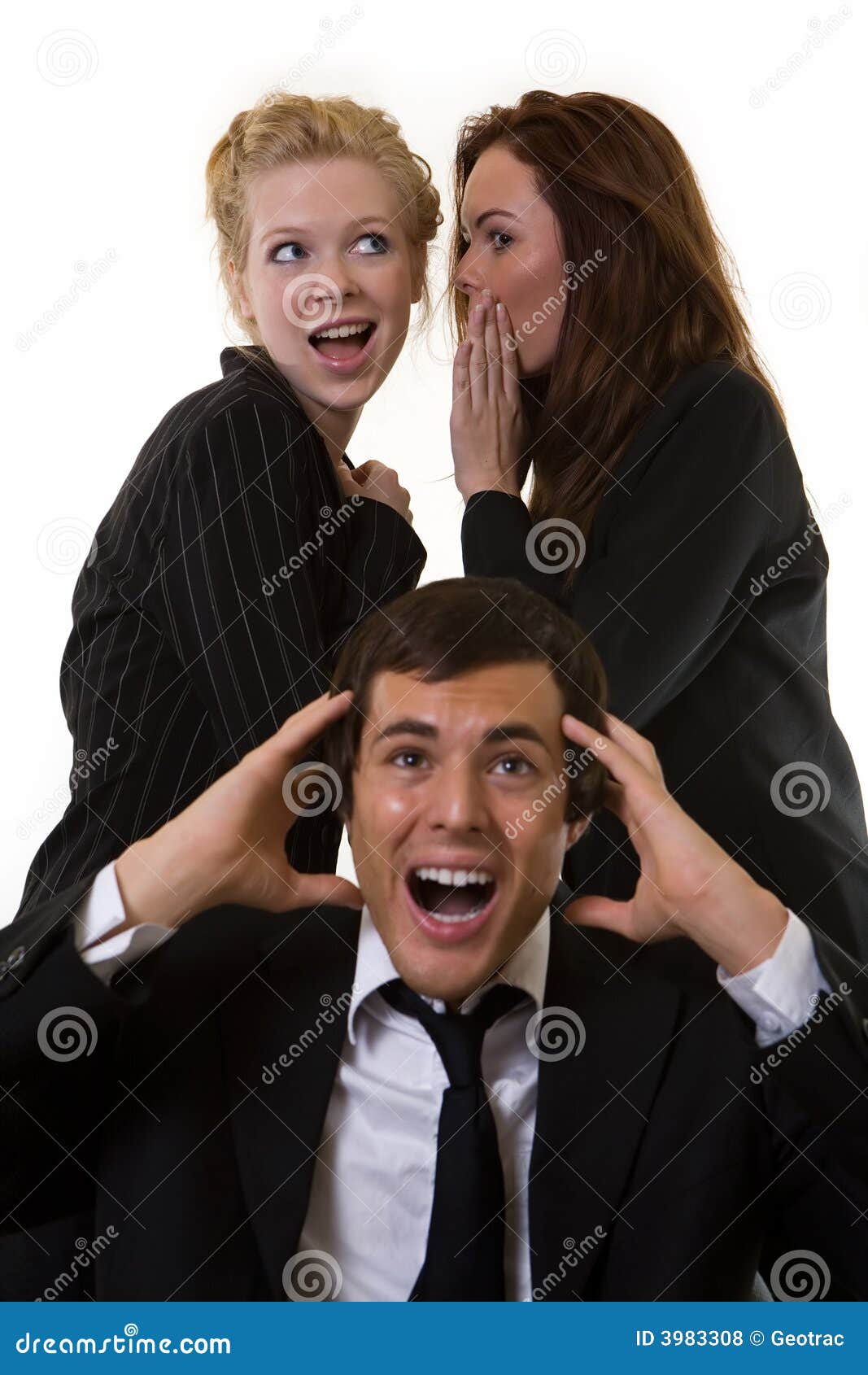 Talking behind his back stock photo. Image of concept - 3983308