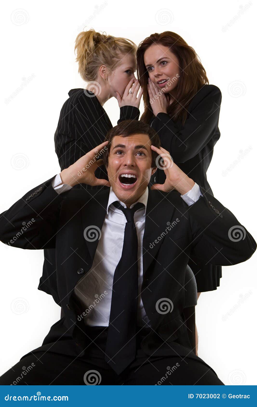 Talking behind his back stock photo. Image of colleague - 7023002