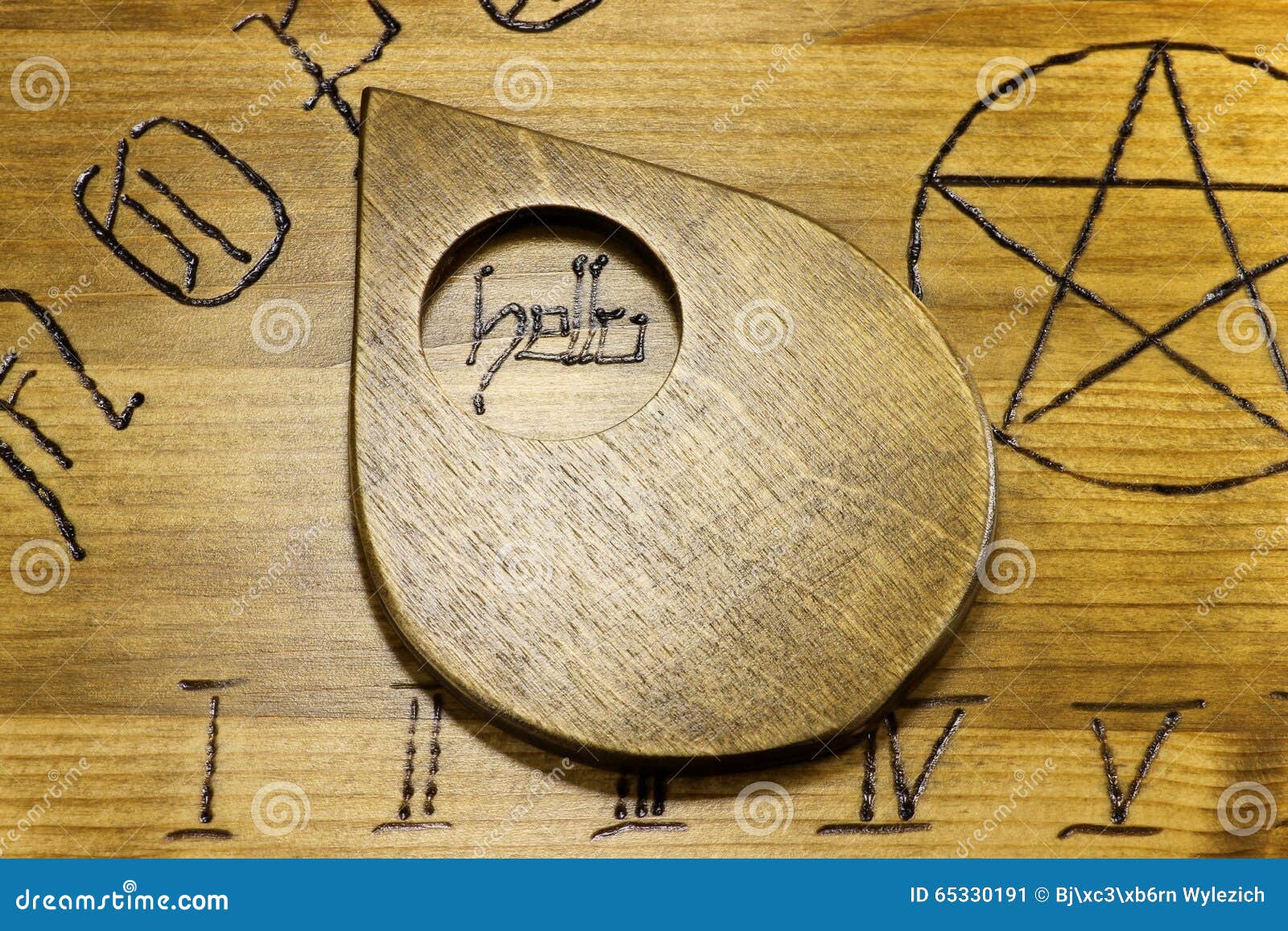 Talking board stock image. Image of signal, ouija, psychic - 65330191