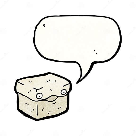 Talking box cartoon stock vector. Illustration of cute - 38030367