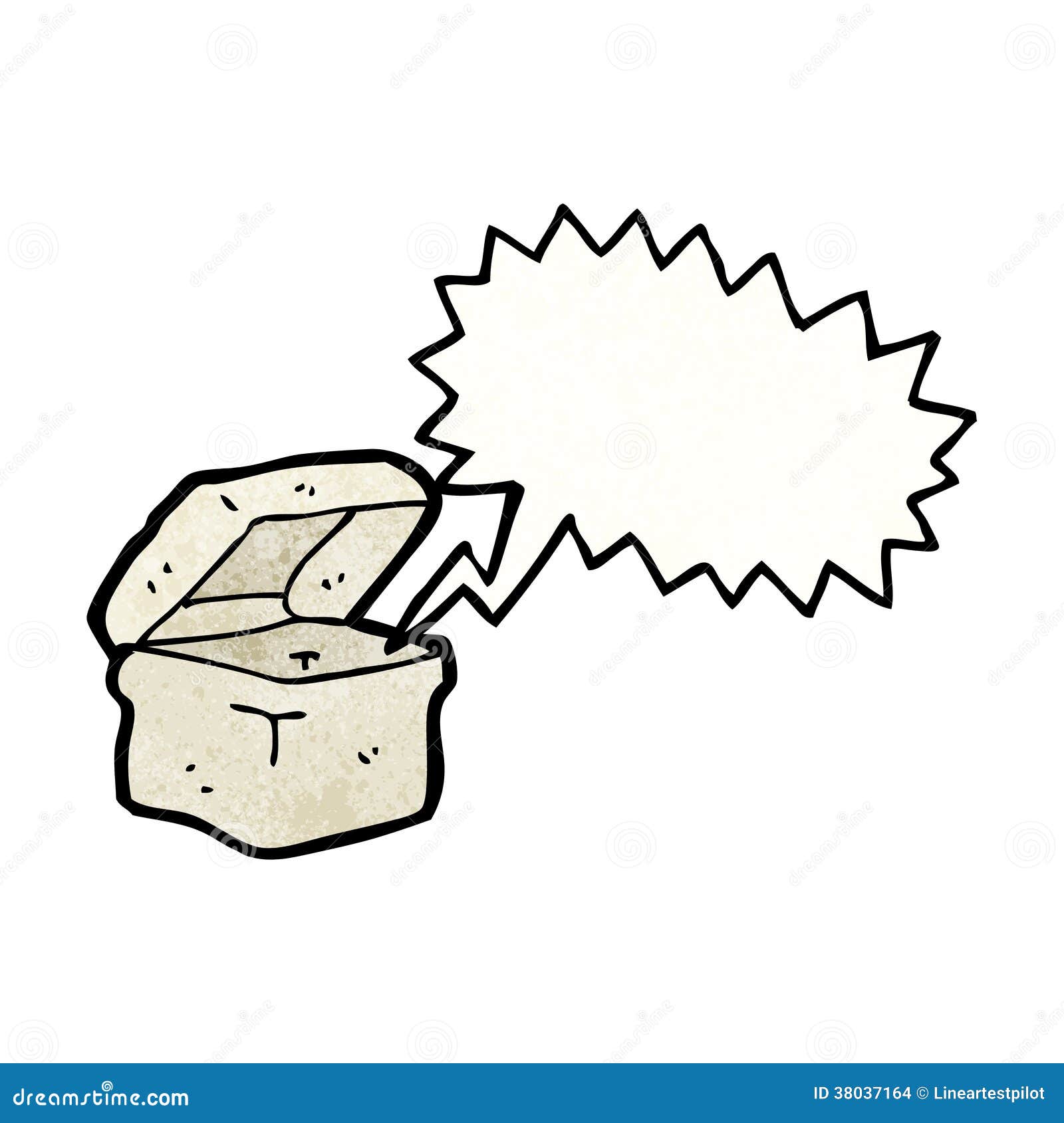 Talking box cartoon stock vector. Illustration of bubble - 38037164