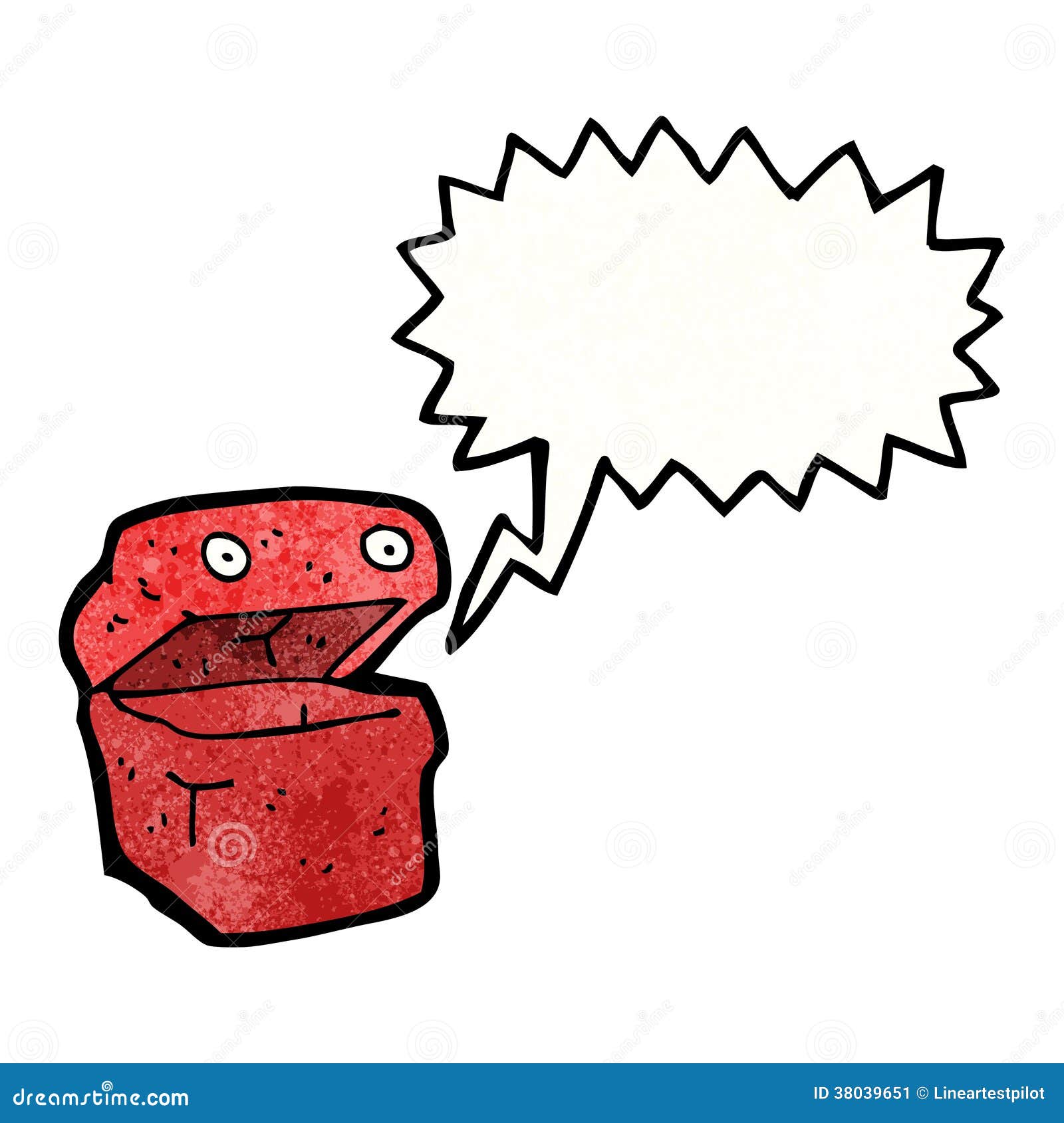 Talking Box Cartoon Character Stock Vector - Illustration of silly ...