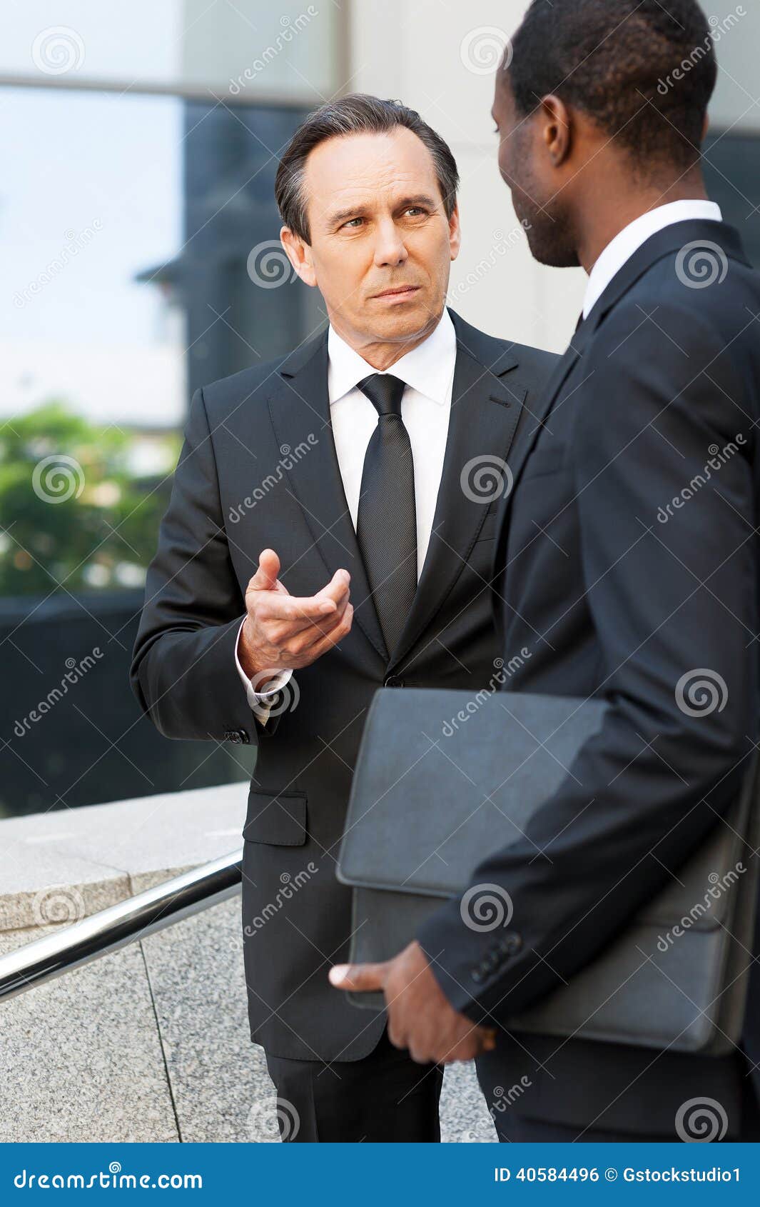 Talking about business. stock photo. Image of concepts - 40584496