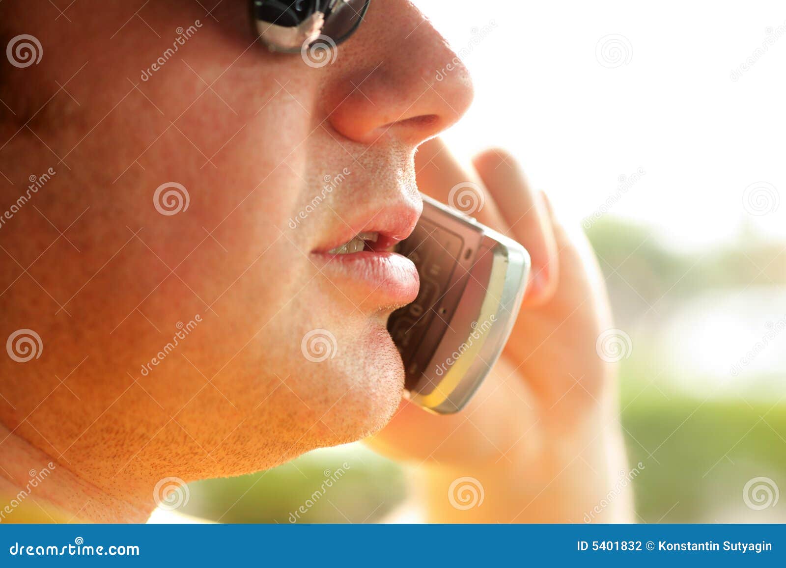 Talking cell phone stock photo. Image of mature, mobile - 5401832