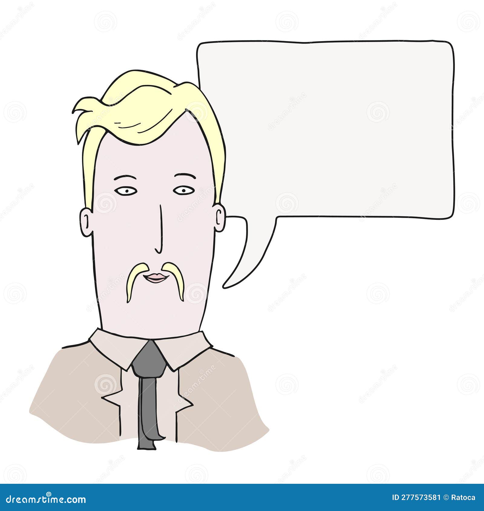 Talking character draw stock vector. Illustration of concept - 277573581