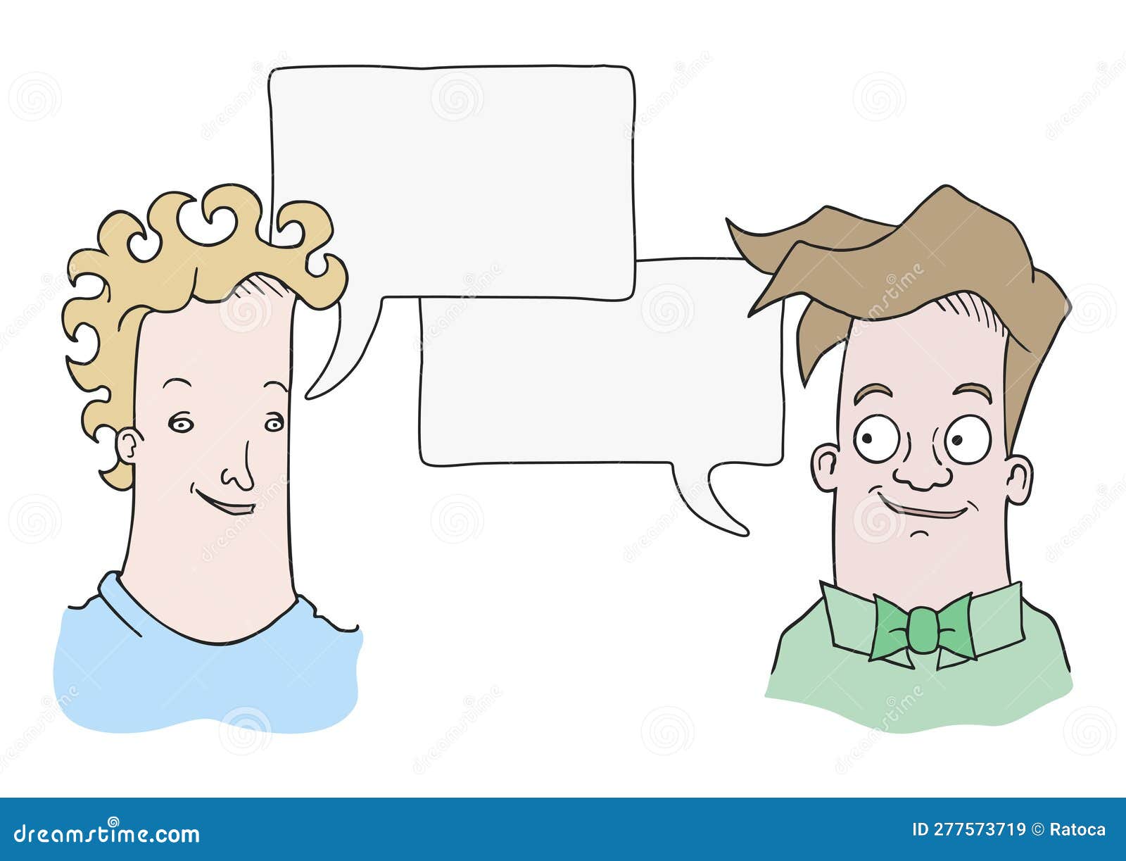 Talking character draw stock vector. Illustration of dialogue - 277573719