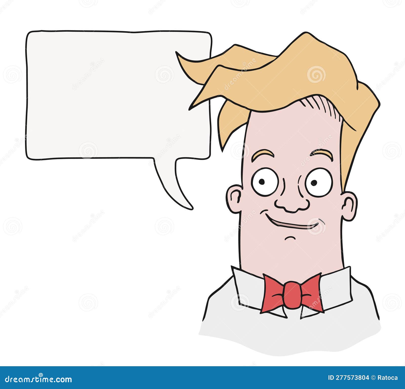 Talking character draw stock vector. Illustration of concept - 277573804