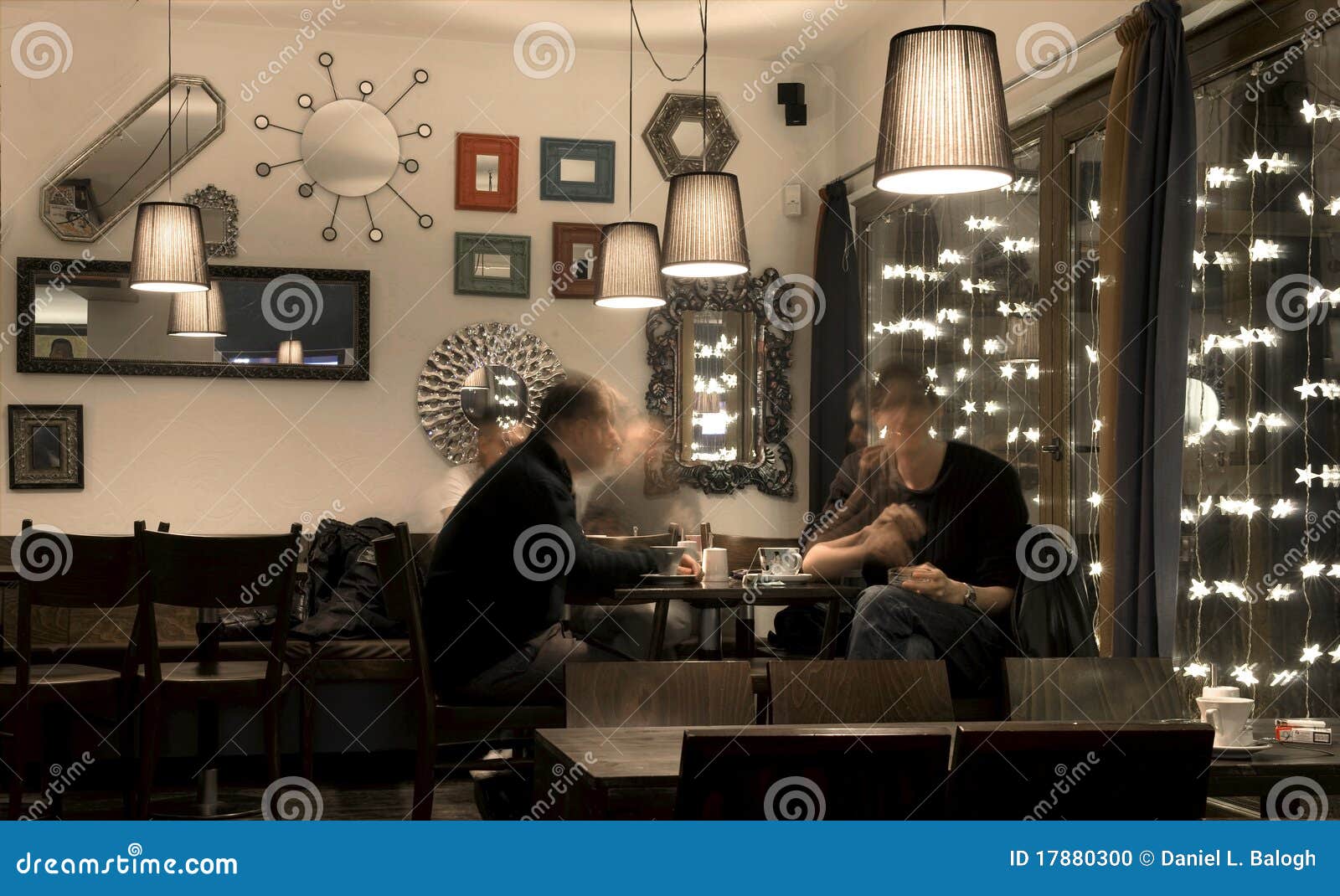 Talking in Coffee Shop editorial image. Image of coffee - 17880300
