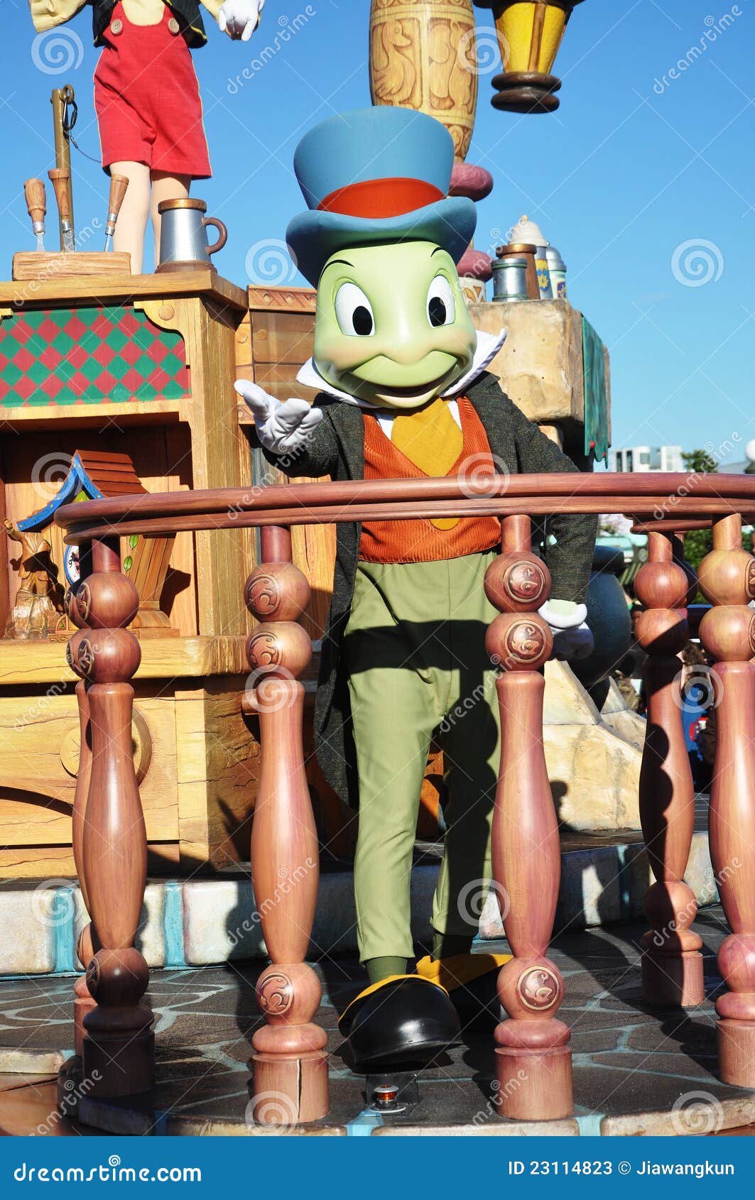 Talking Cricket in Disney Parade Editorial Stock Photo - Image of ...