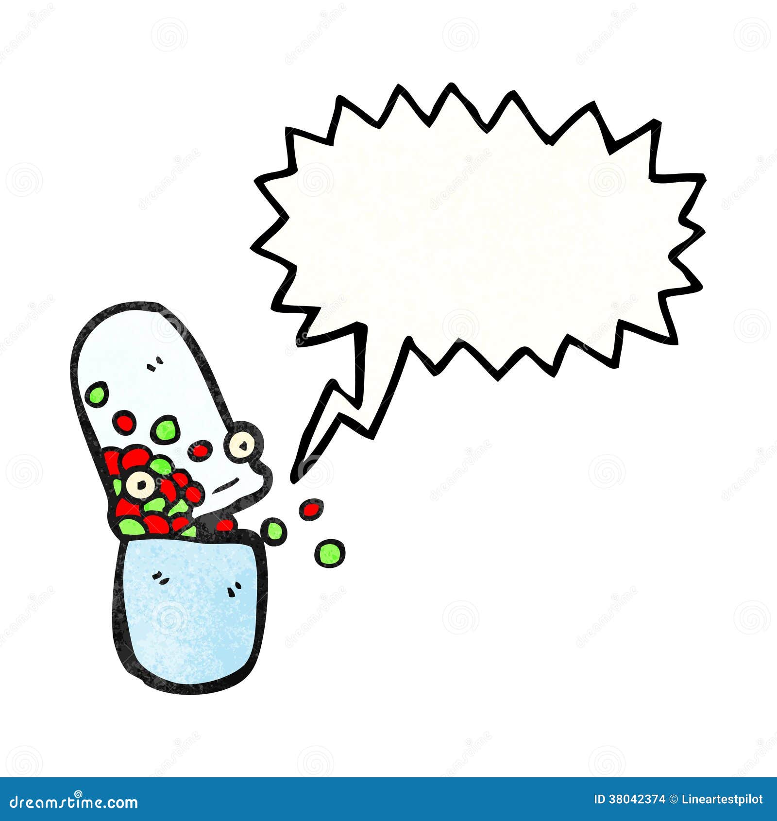 Talking drugs cartoon stock vector. Illustration of cute - 38042374
