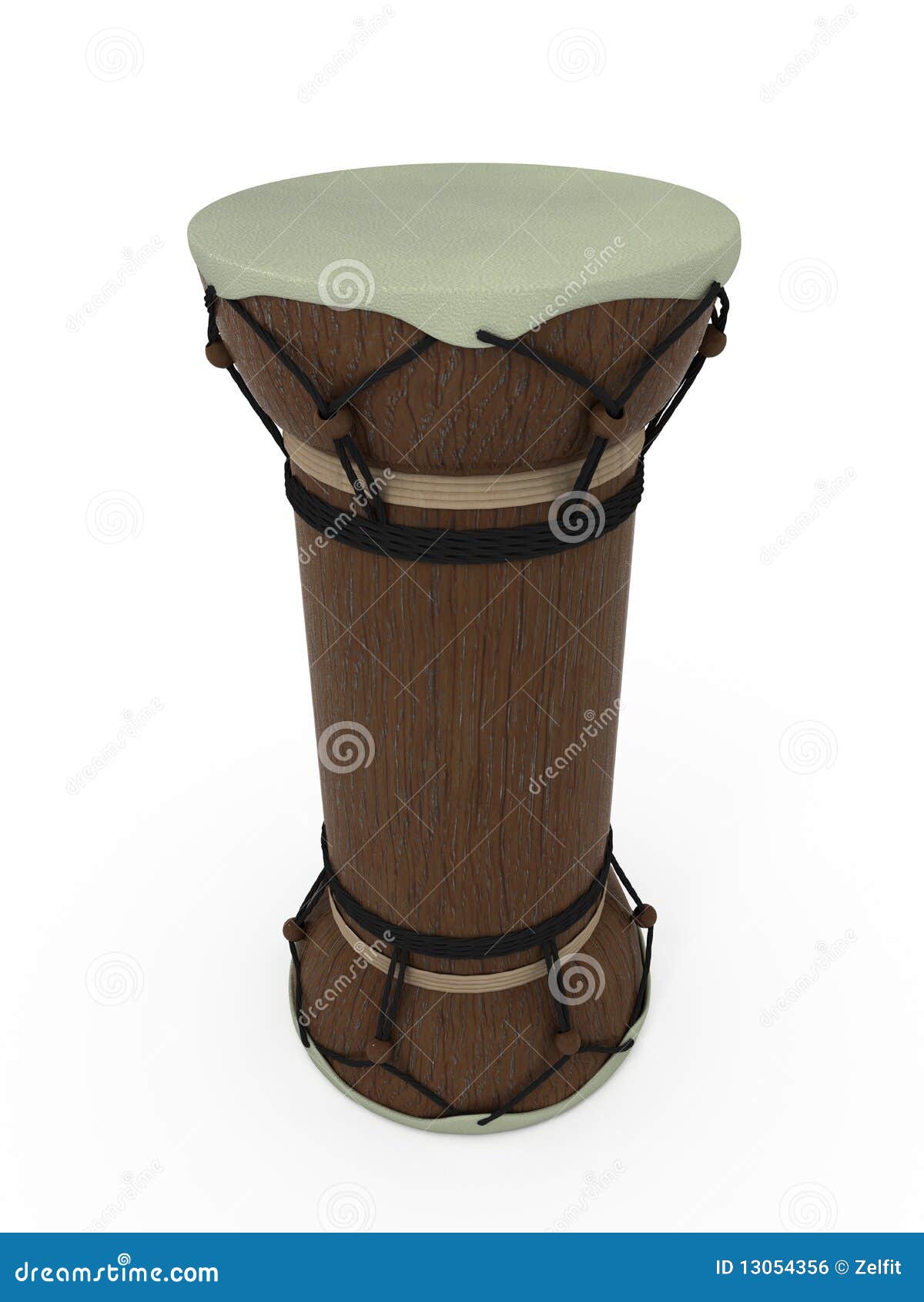 Talking drum stock illustration. Illustration of bass - 13054356