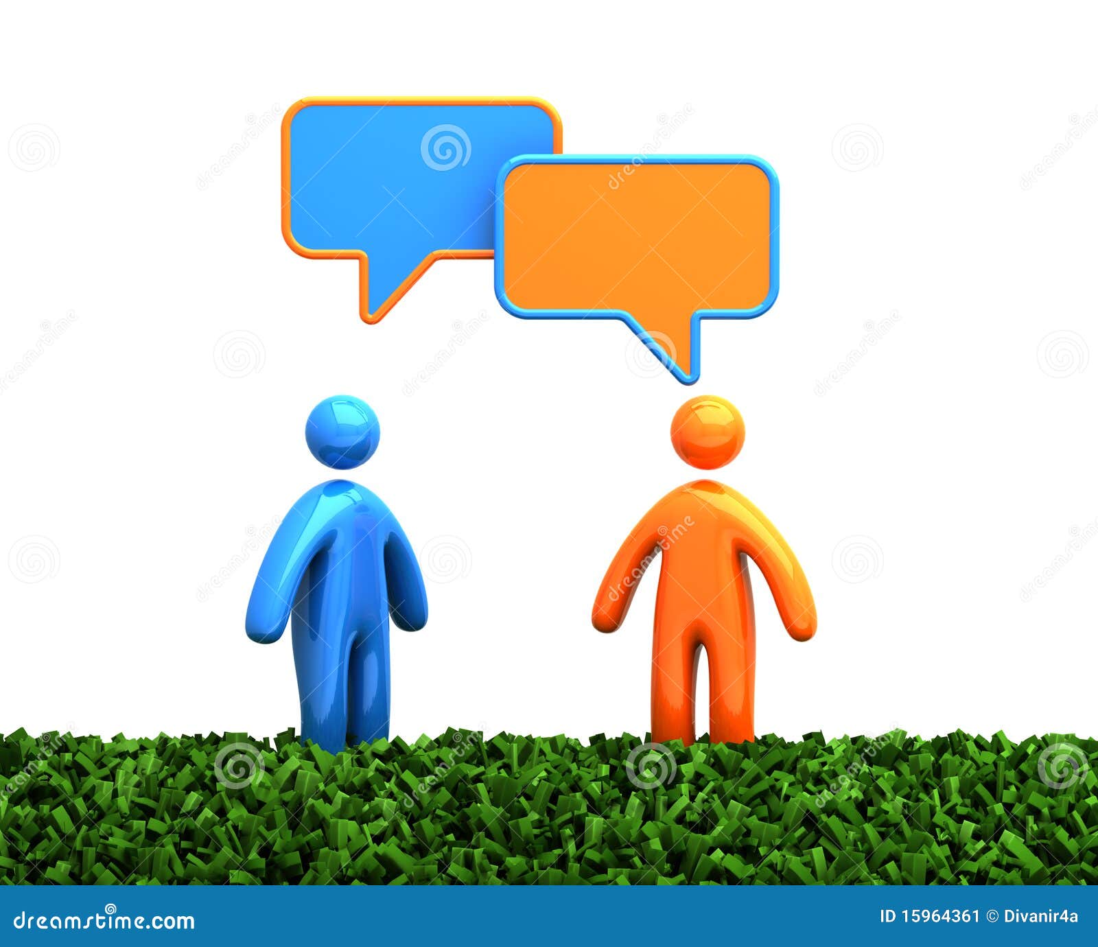 Talking human figures stock illustration. Illustration of people - 15964361