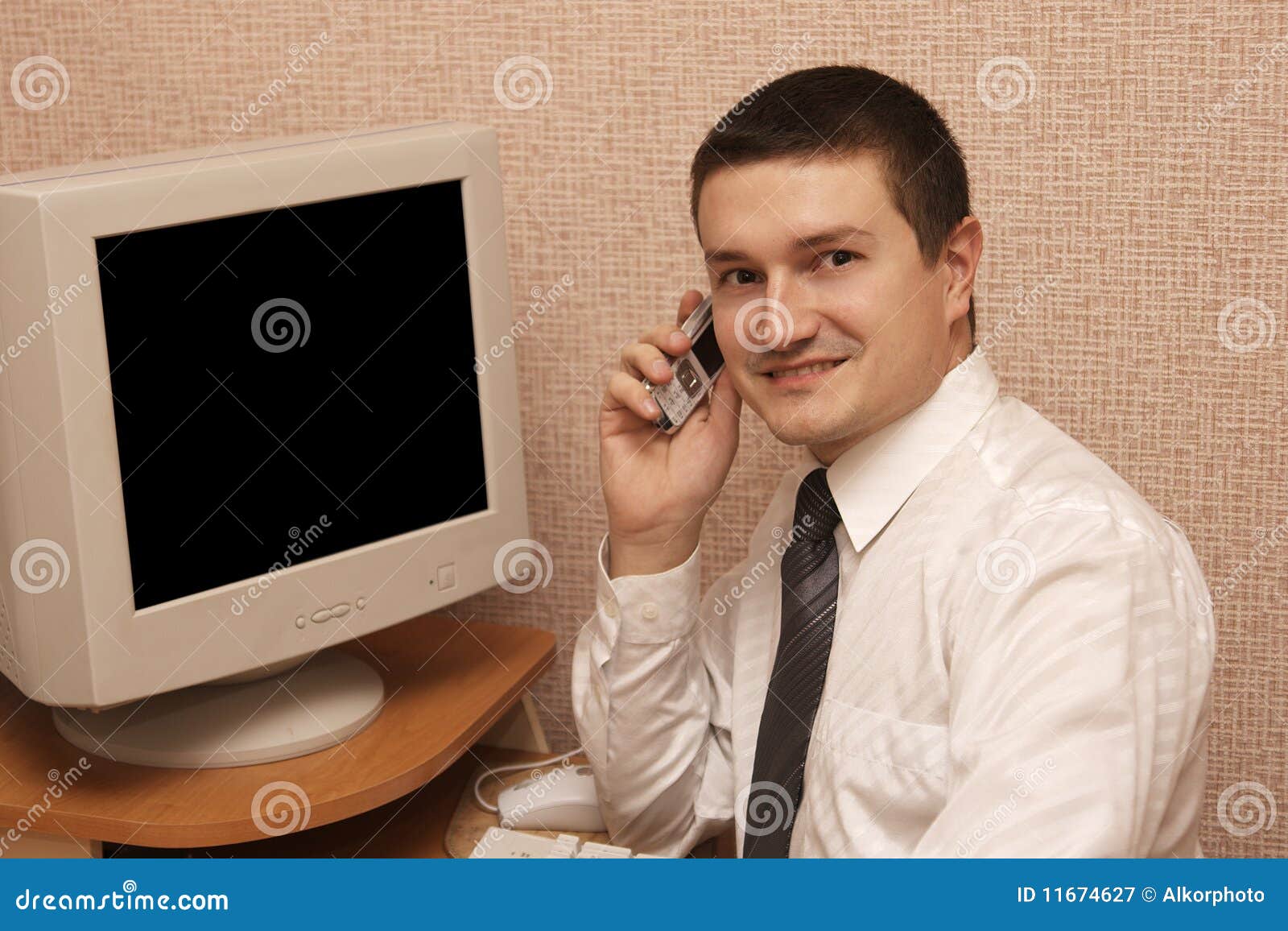 Talking man stock image. Image of businessman, expression - 11674627