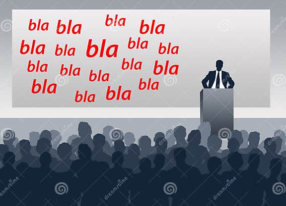 Talking nonsense stock illustration. Illustration of expert - 69735726