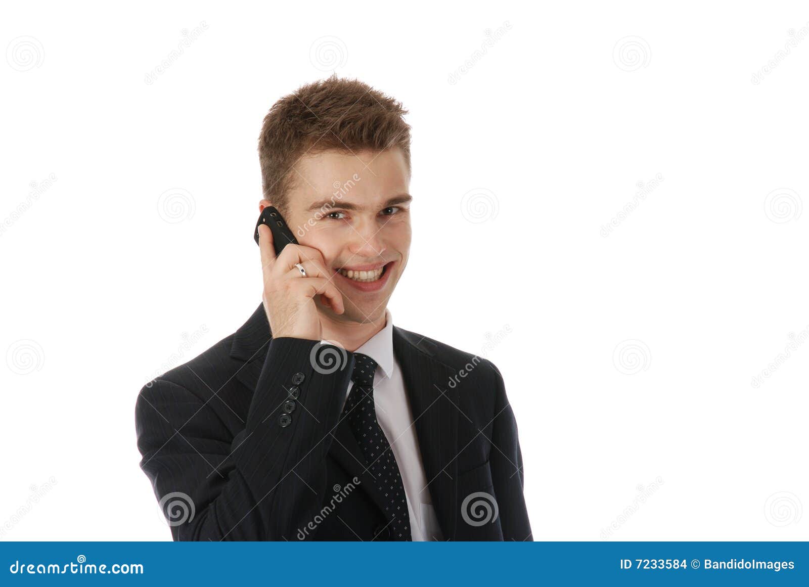 Talking over the phone stock photo. Image of youth, stripes - 7233584