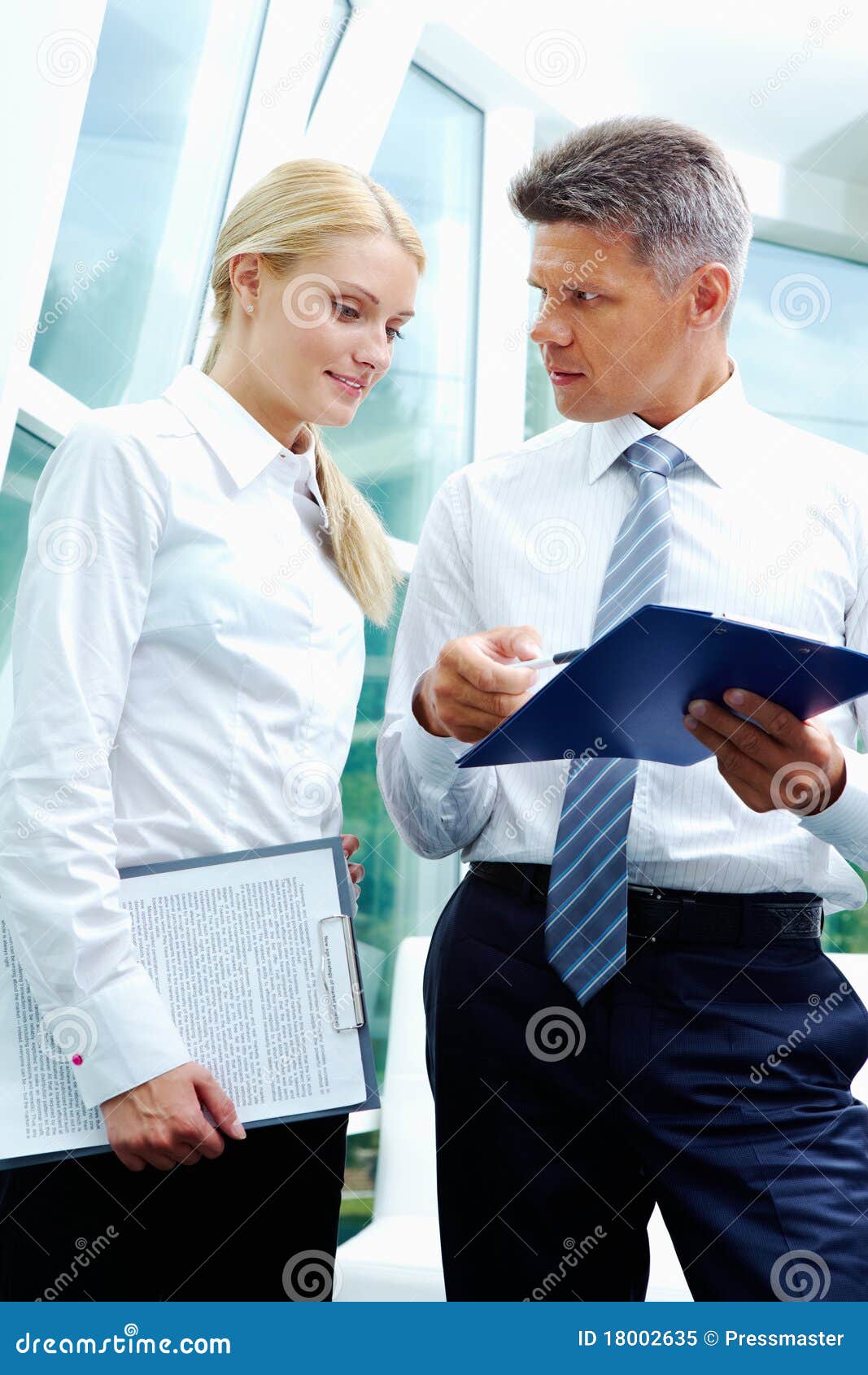 Talking partners stock image. Image of explaining, discussing - 18002635