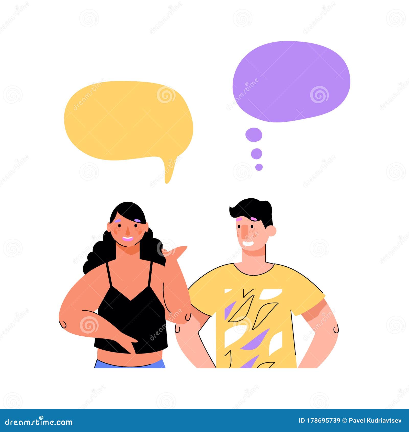 Talking People with Dialog Speech Bubbles, Sketch Vector Illustration ... Talking People with Dialog Speech Bubbles, Sketch Vector Illustration ...