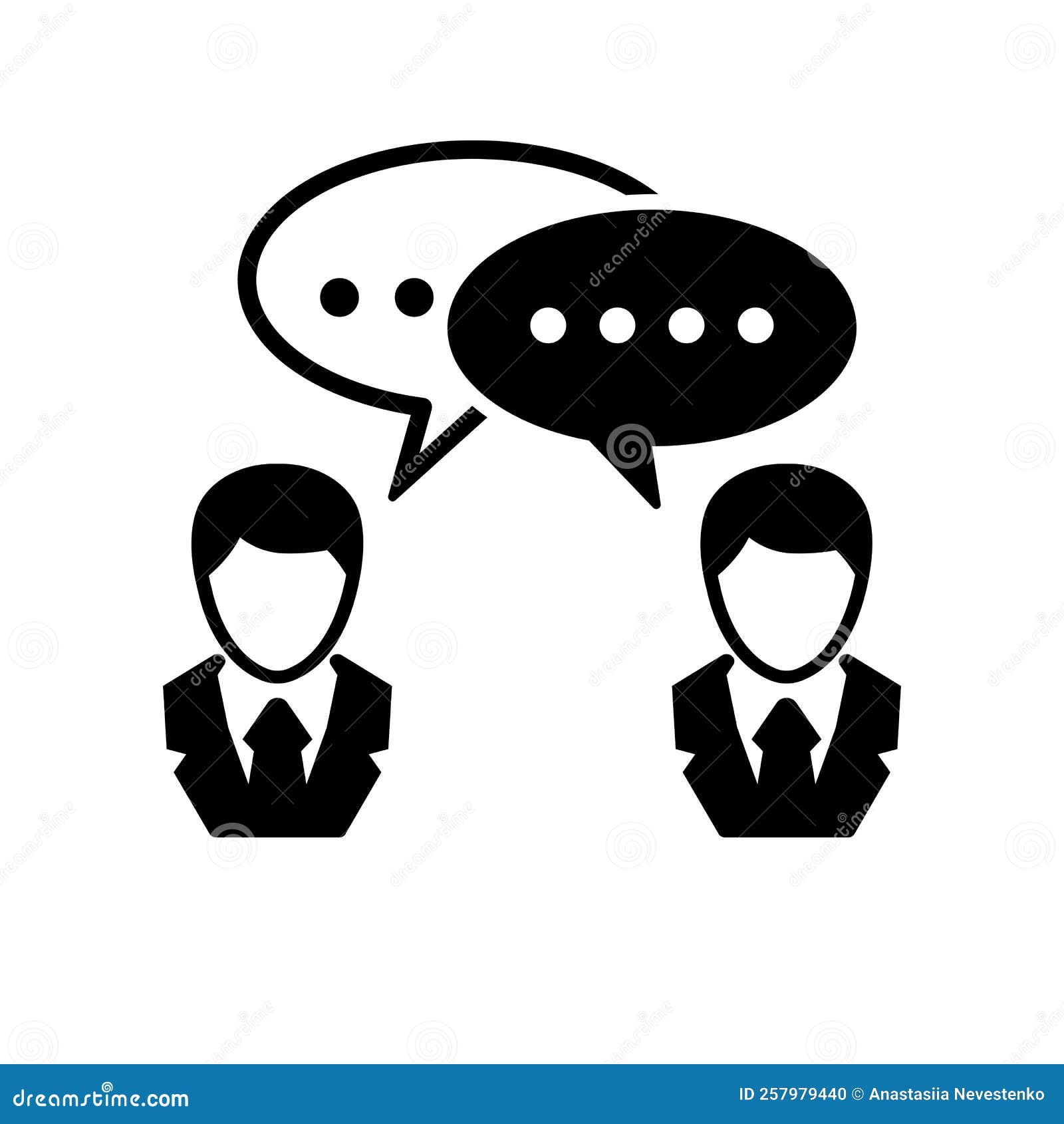 Talking People Icon. Can Be Used for Website, App and User Interface ...