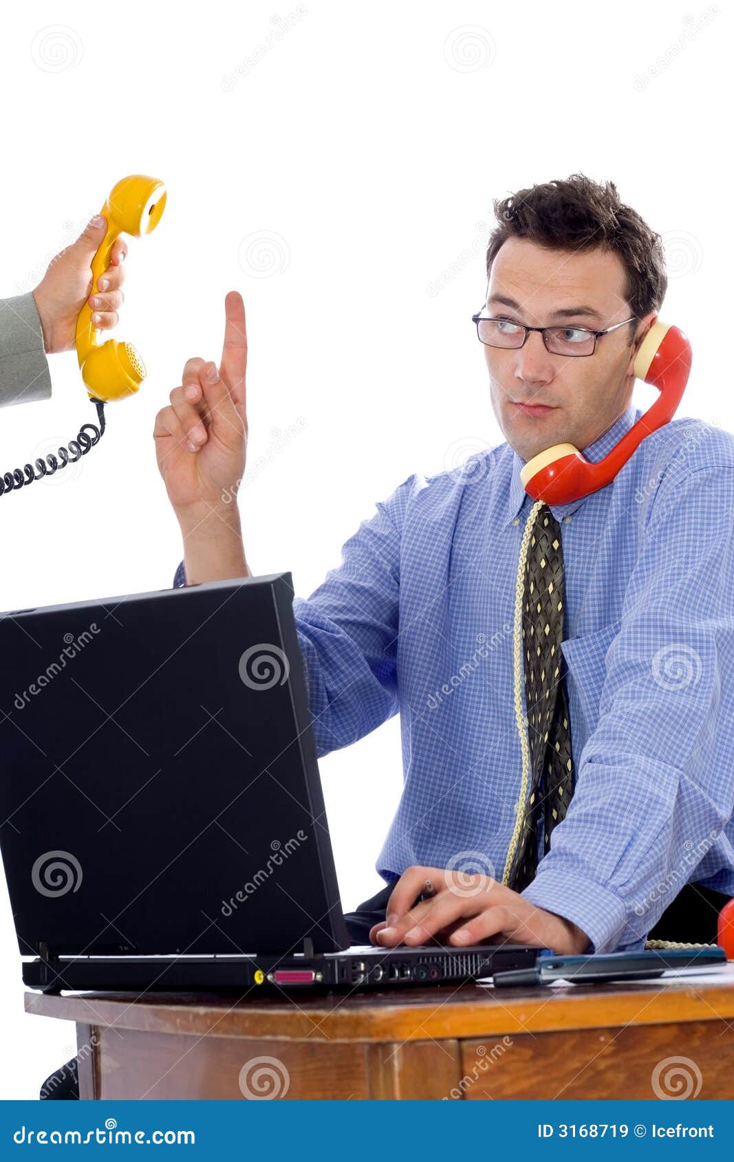 Talking on the phone stock image. Image of yellow, communicating - 3168719