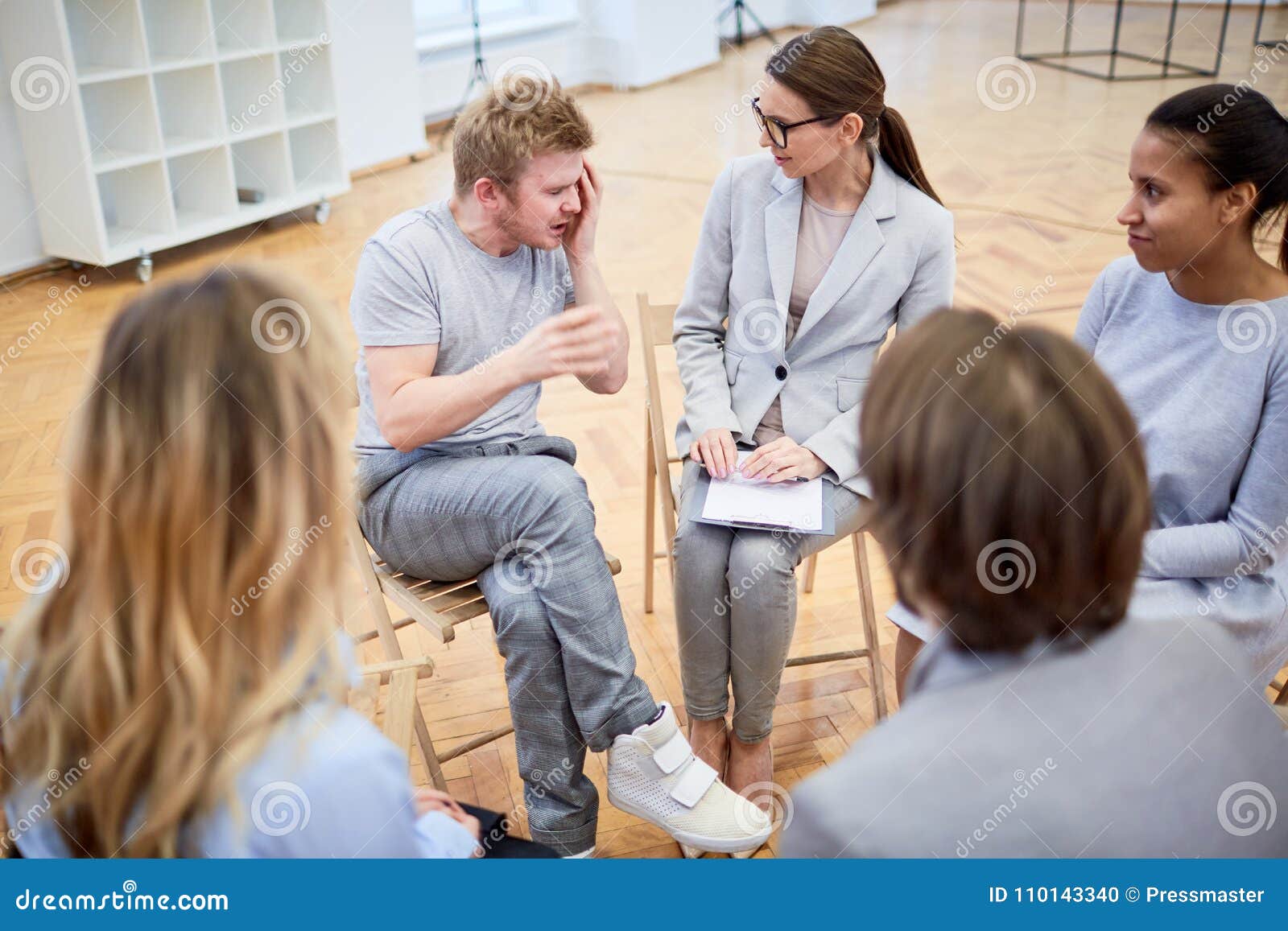 Talking about problems stock photo. Image of business - 110143340