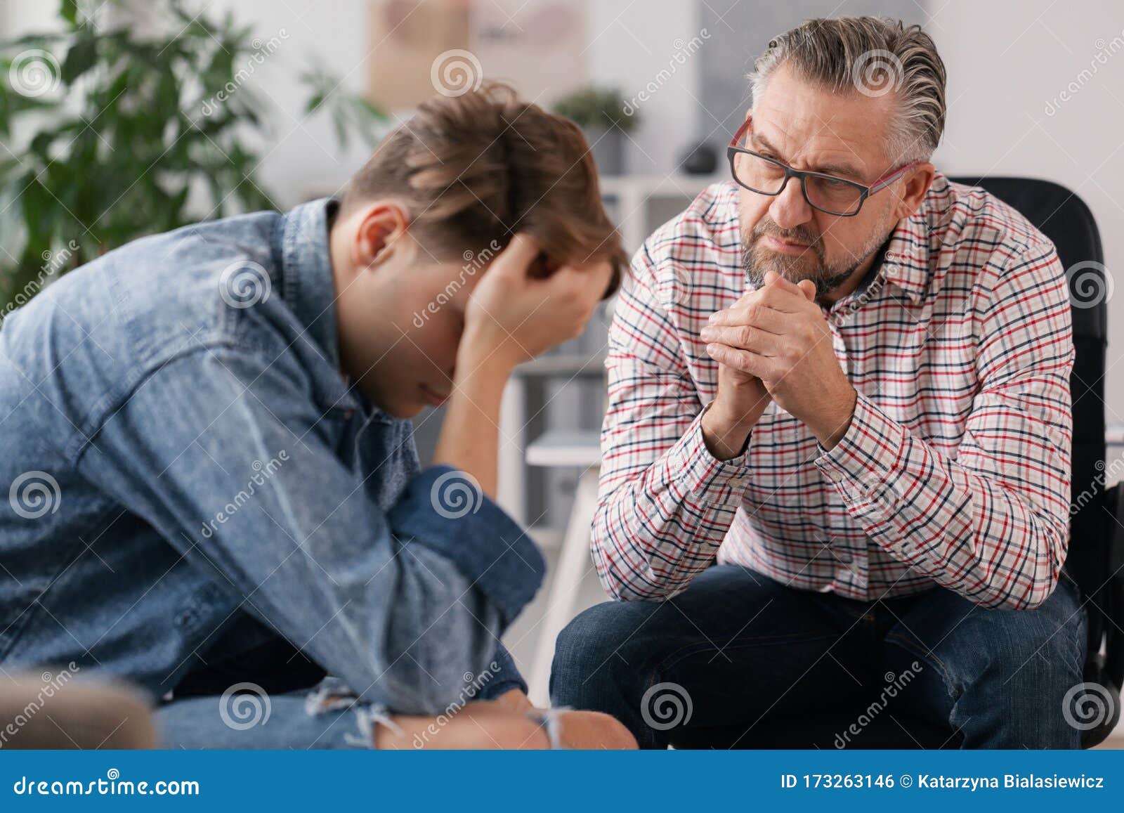 Talking about problems stock photo. Image of life, broken - 173263146
