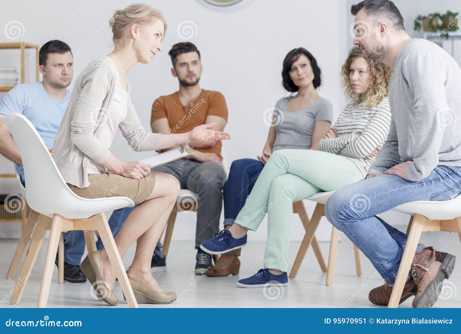 Talking with psychologist stock image. Image of psychotherapist - 95970951