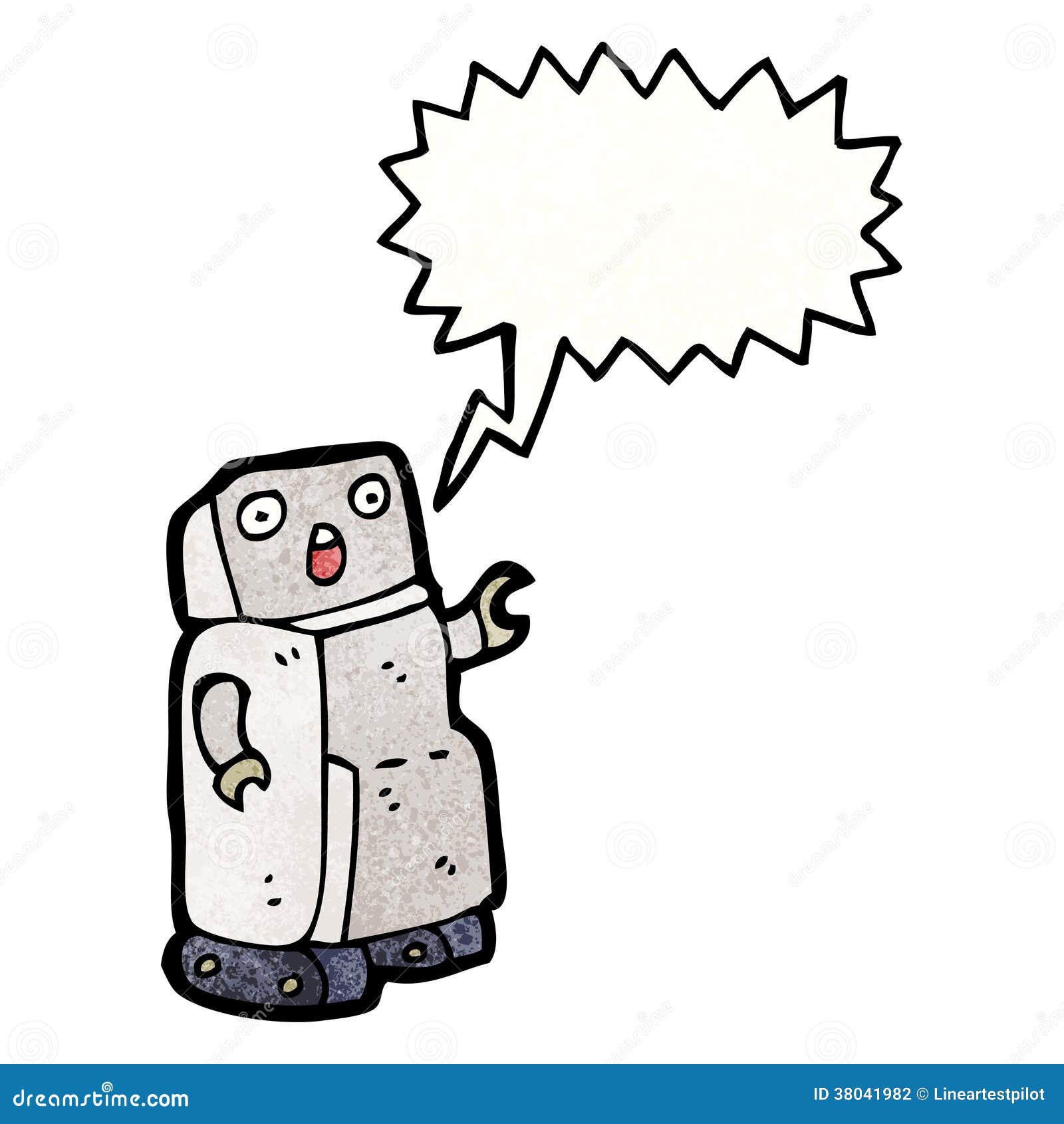 Talking Robot Head Cartoon Stock Photo | CartoonDealer.com #38049546