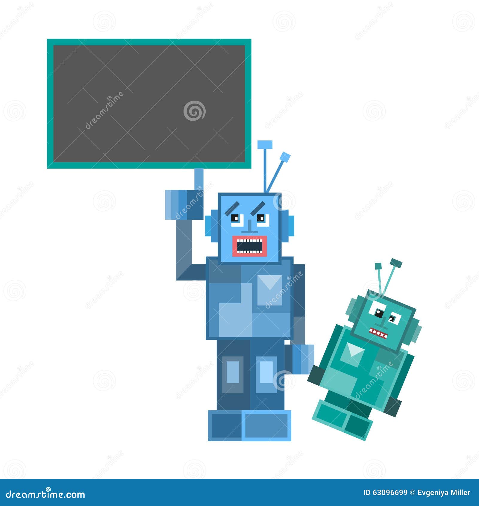 Talking Robot Cartoon | CartoonDealer.com #38041979