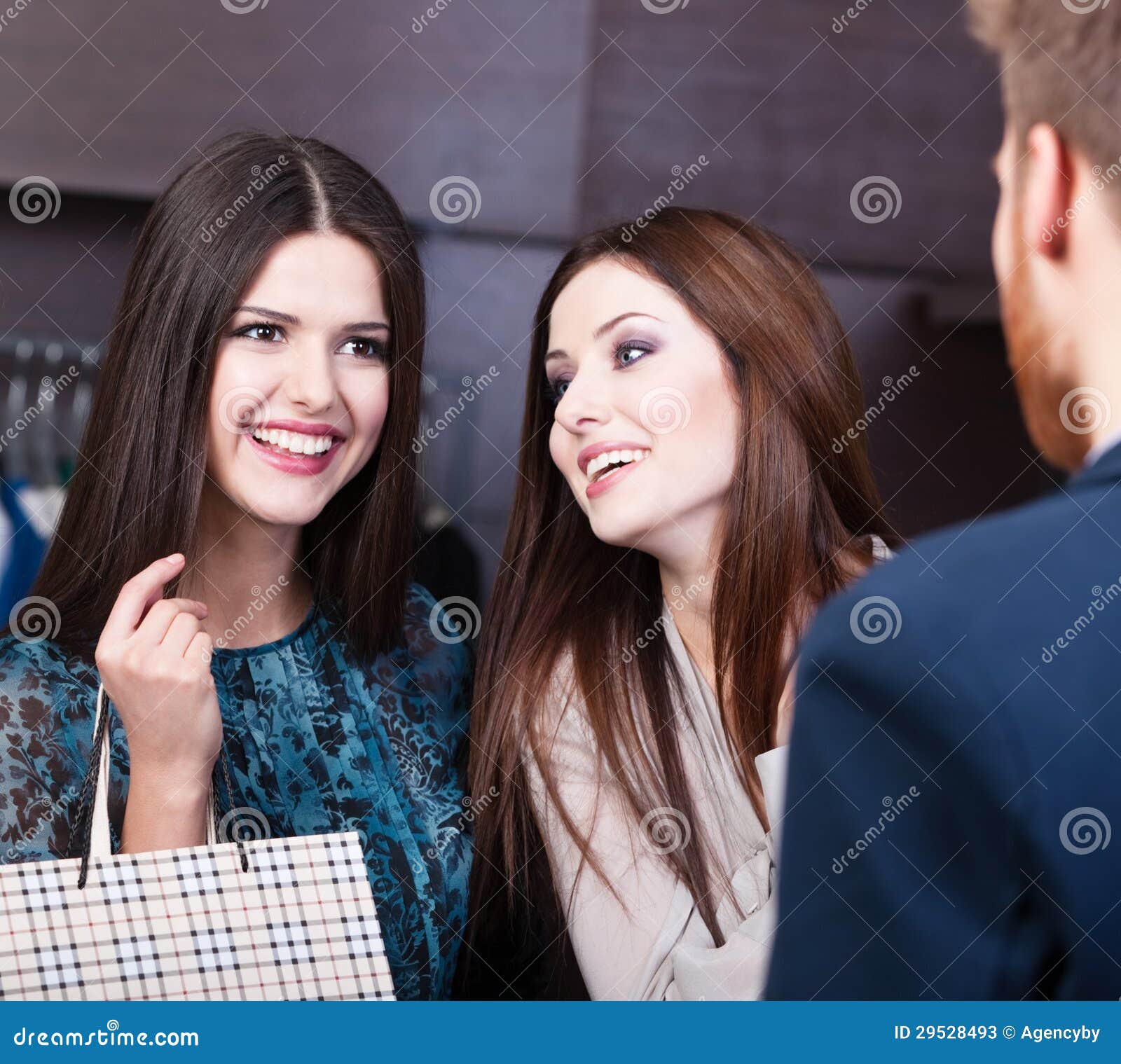 Talking about sales stock image. Image of friends, friendship - 29528493