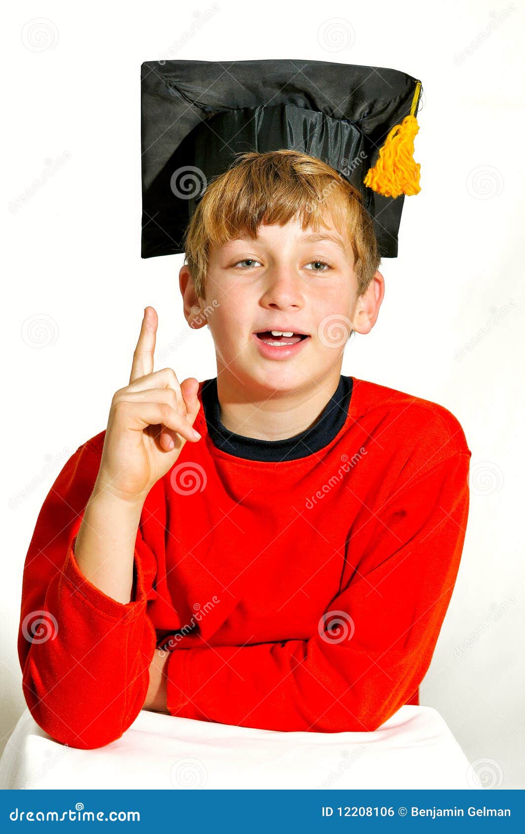 Talking about science stock photo. Image of graduation - 12208106