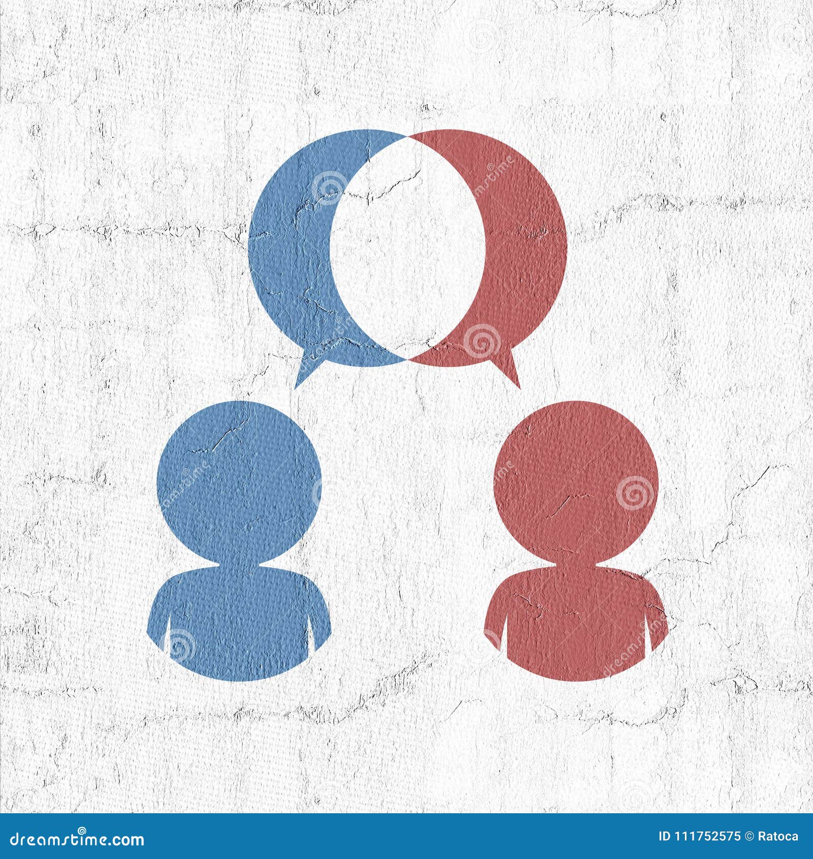 Talking symbol stock illustration. Illustration of icon - 111752575