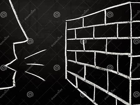 Talking to a brick wall stock photo. Image of talking - 27482976