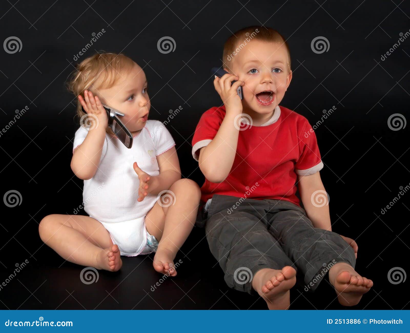 Talking to her brother stock photo. Image of cheerful - 2513886