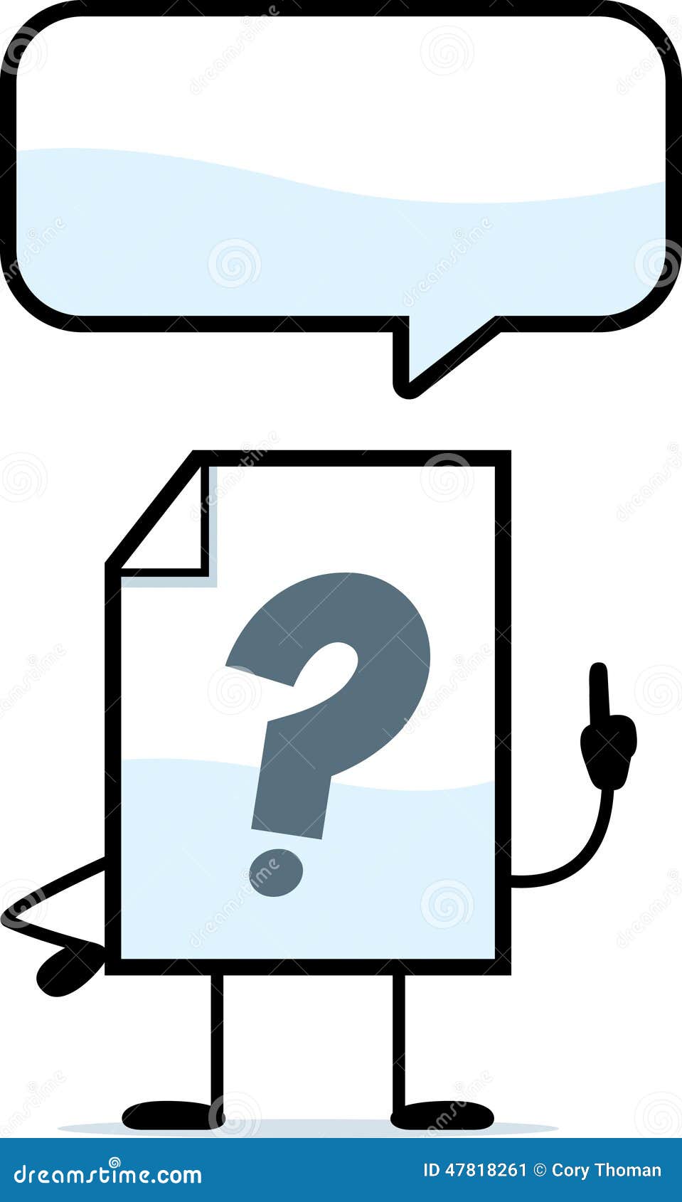 Talking Unkown File stock vector. Illustration of paper - 47818261