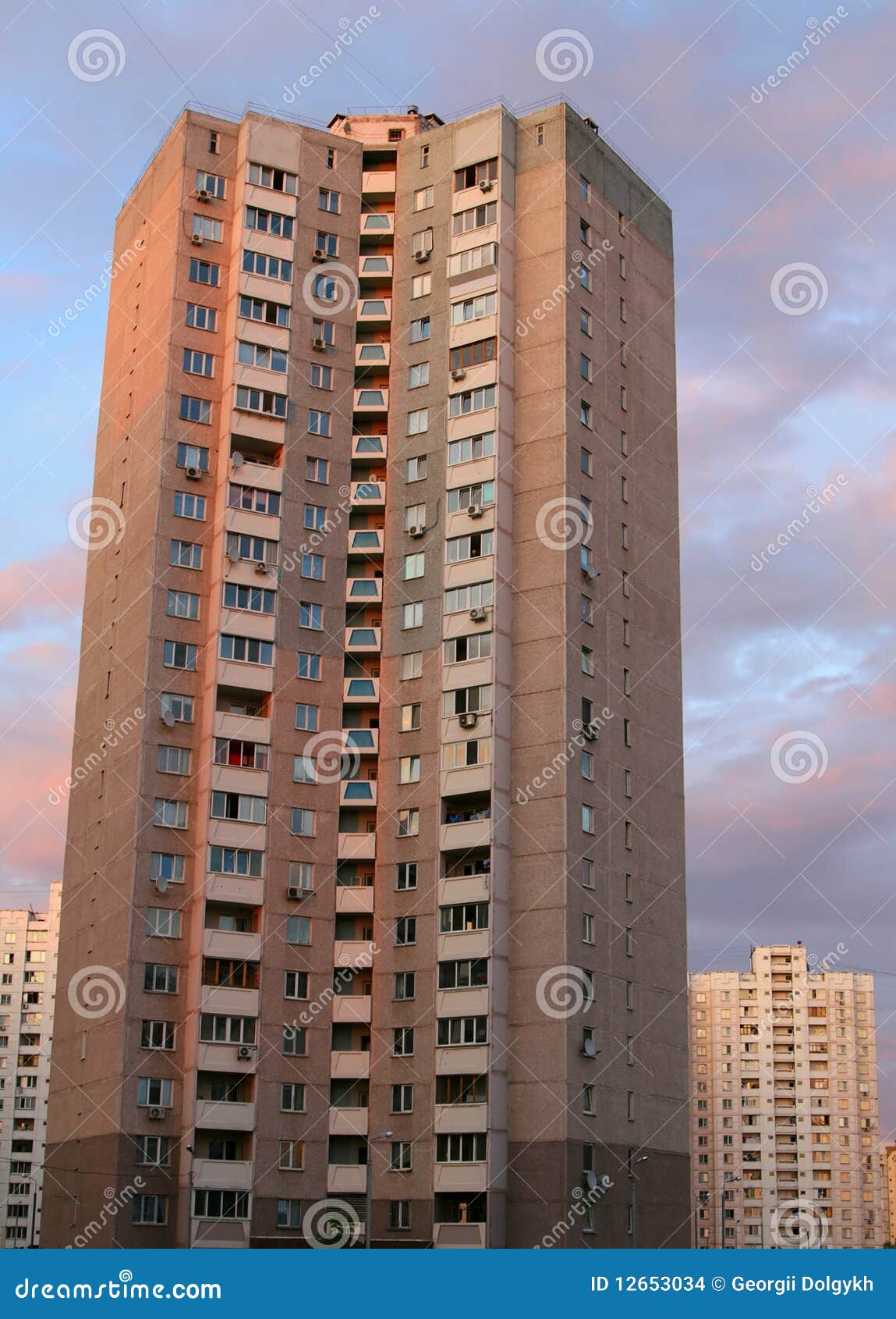 Tall apartment building stock photo. Image of block, majestic - 12653034