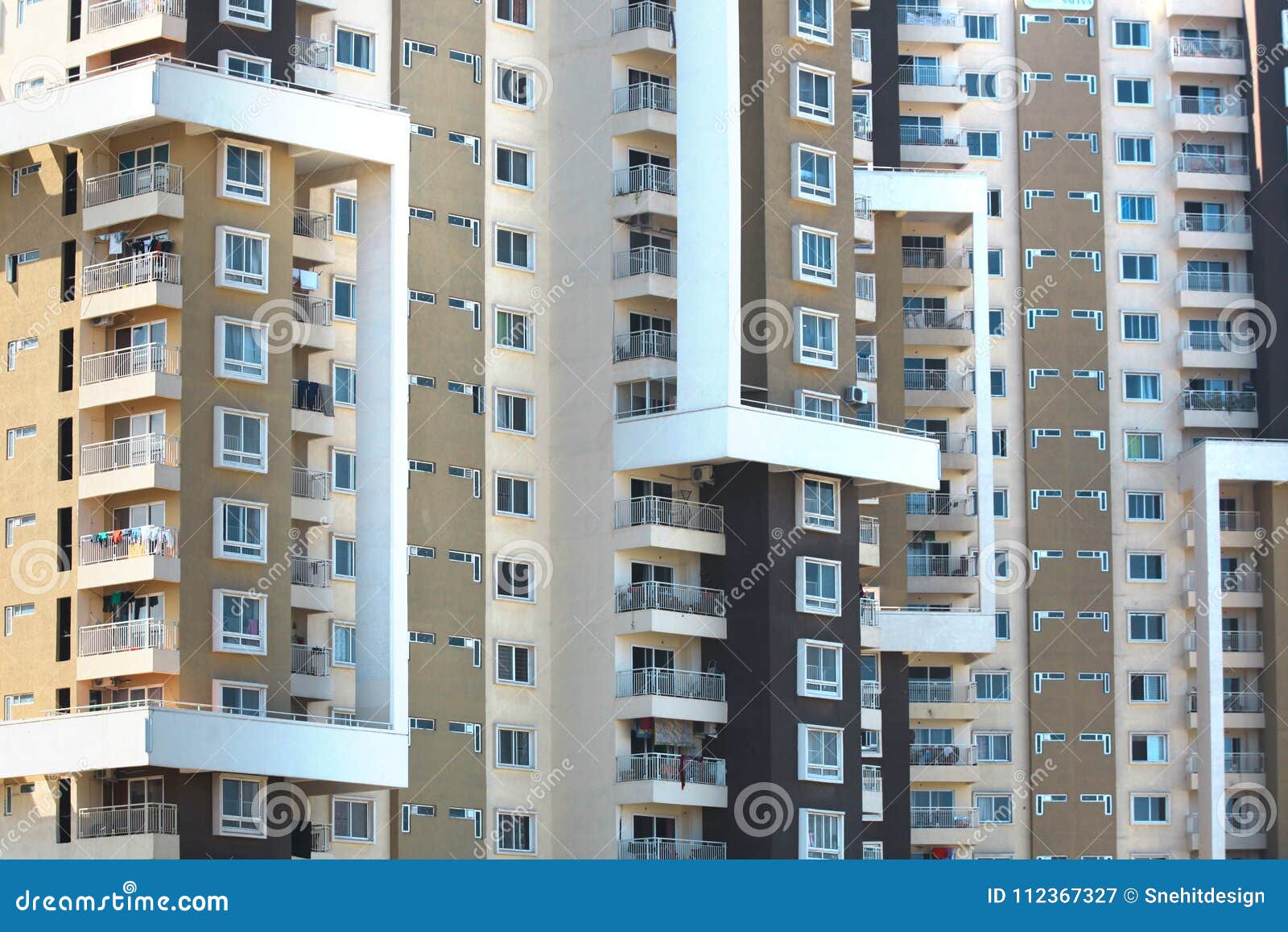 Tall apartment building stock image. Image of apartment - 112367327
