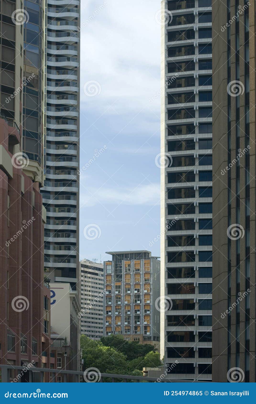 A tall apartment buildings stock image. Image of condominium - 254974865