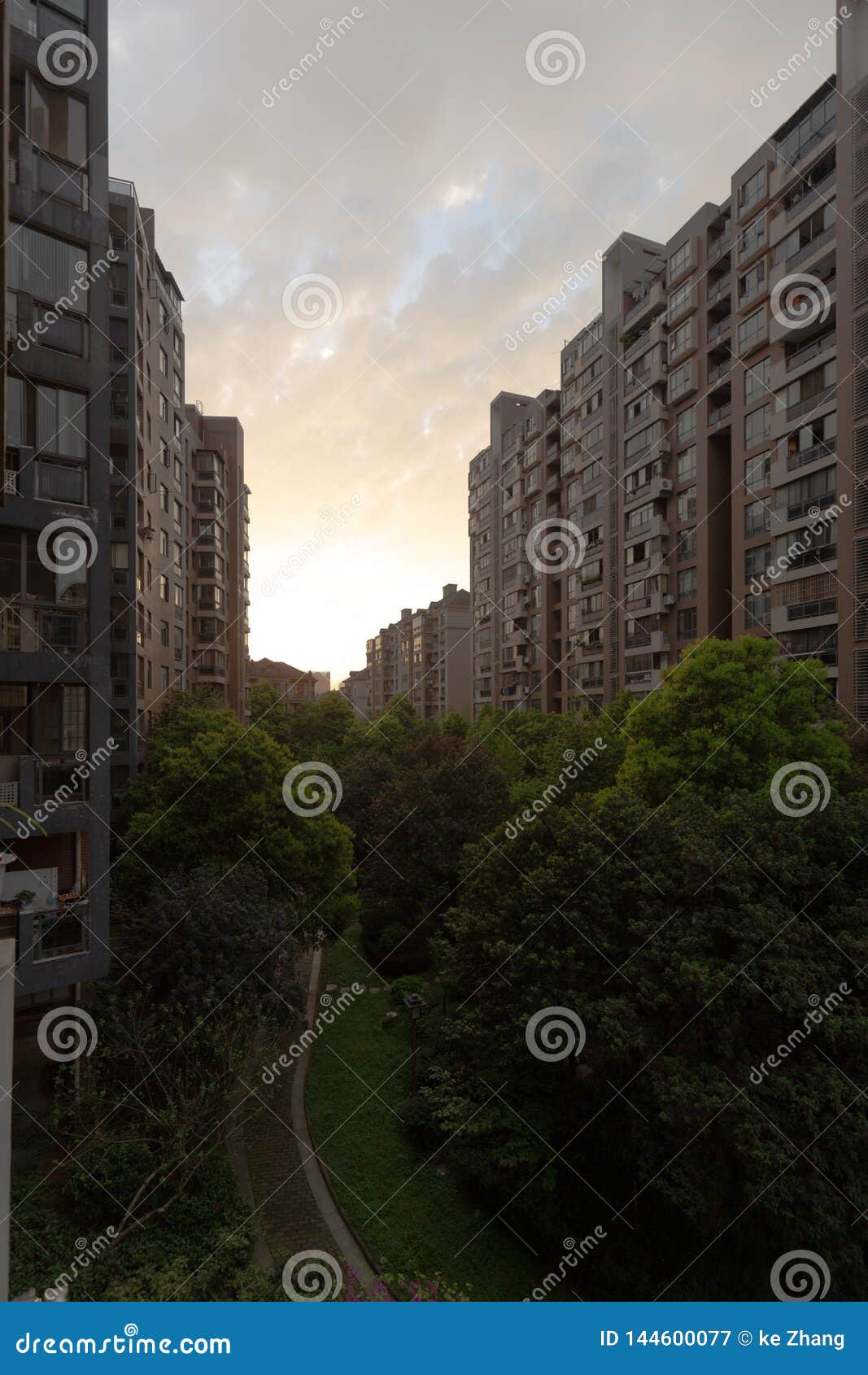 Tall Apartment Buildings in Changsha China Stock Image - Image of ...