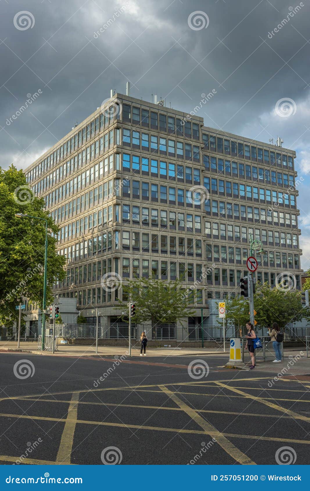 Tall Architectural Building Office in Dublin Editorial Image - Image of ...