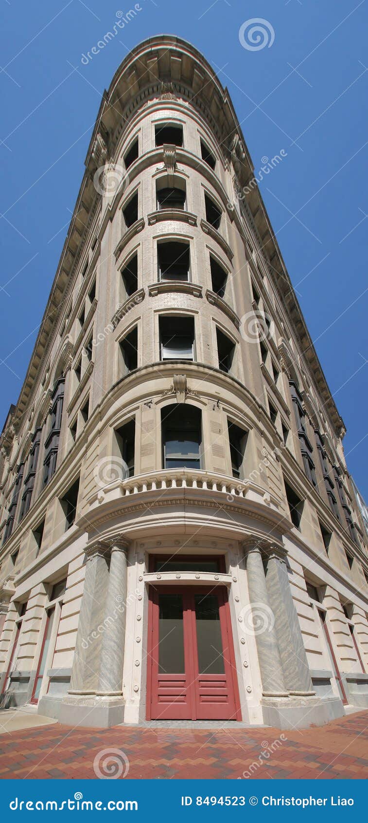 Tall Baroque Tower stock image. Image of district, angle - 8494523