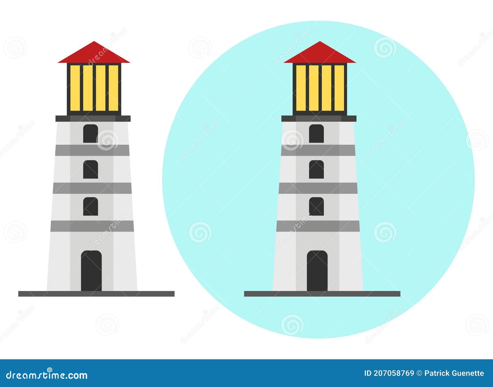 Tall Beacon, Illustration, Vector Stock Vector - Illustration of ...